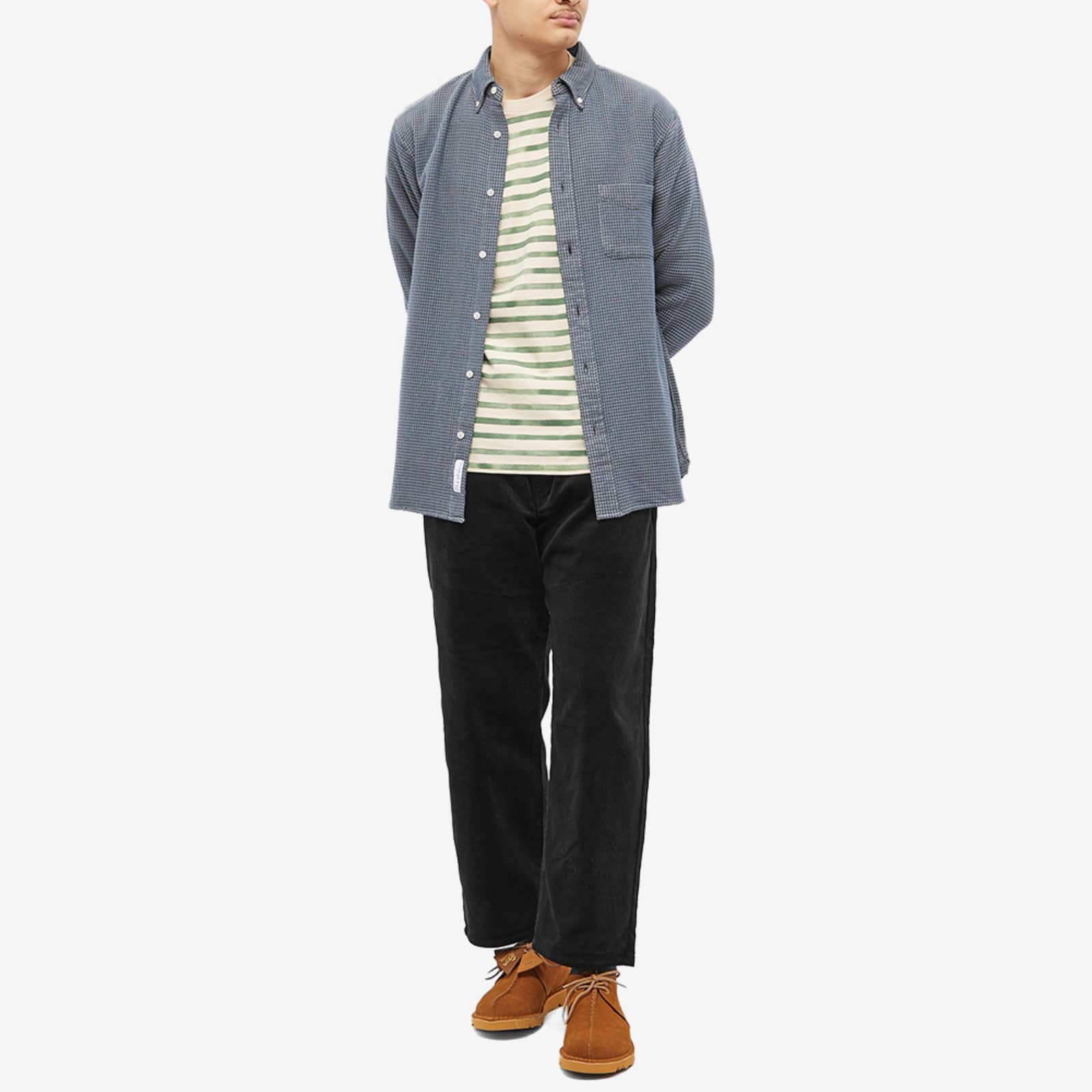 Danton Corduroy Easy Pant Black | END. (US)