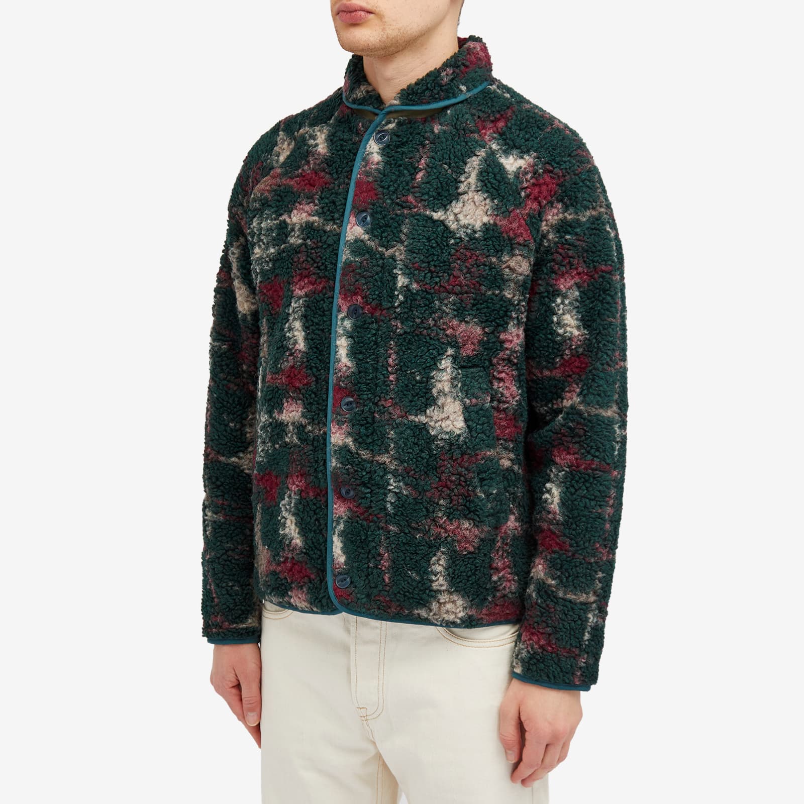 YMC Beach Jacket Green Multi | END. (US)