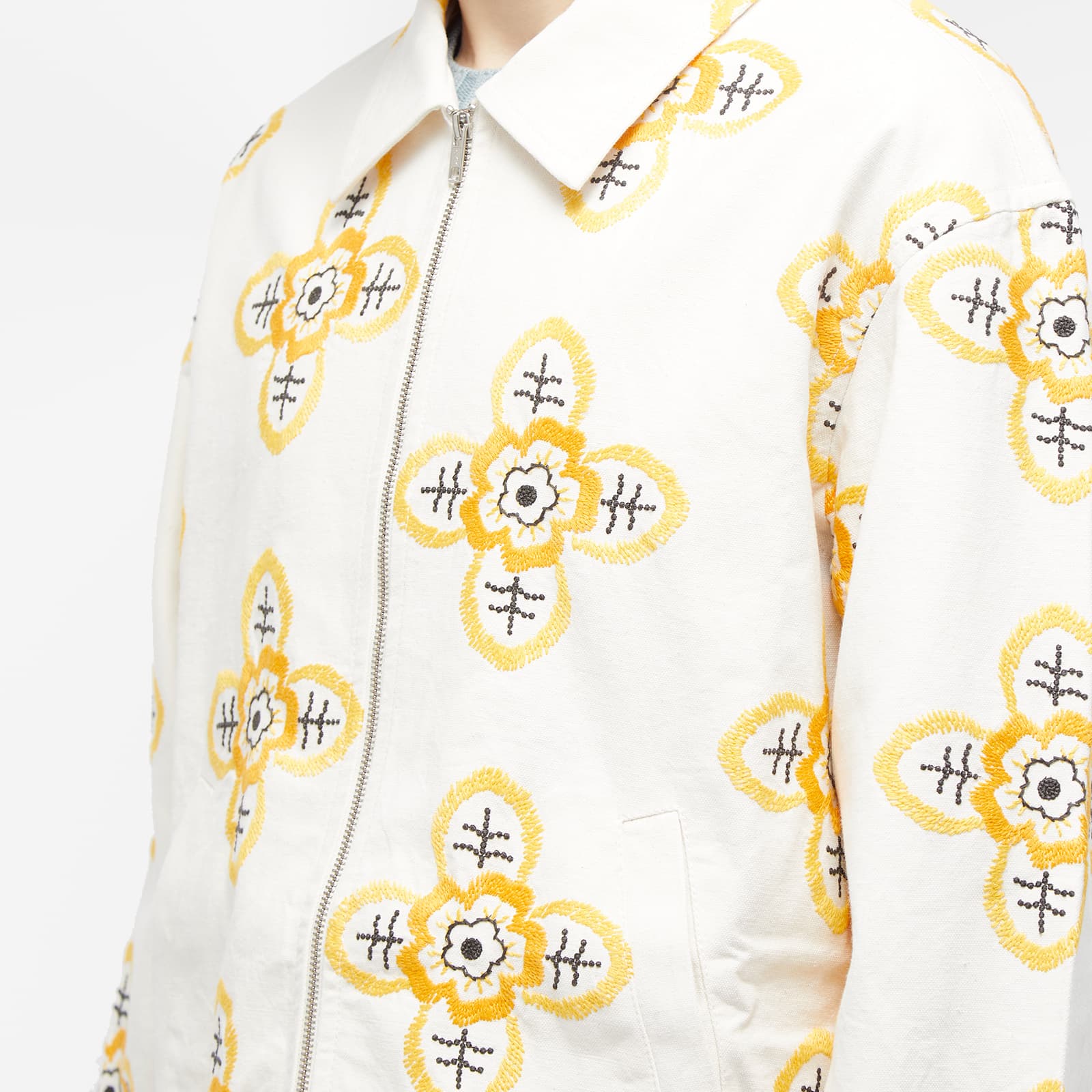 BODE Embroidered Buttercup Jacket White | END. (KR)