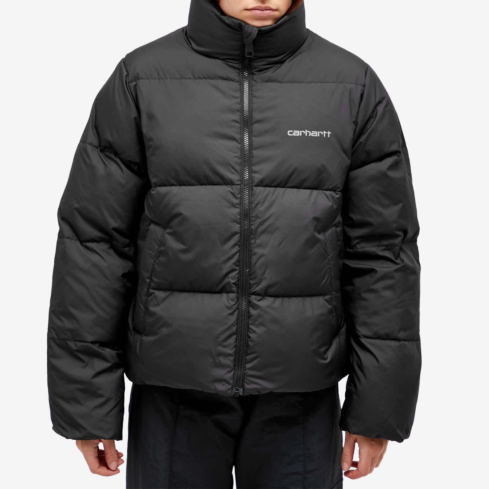 Carhartt WIP Springfield Padded Jacket Black & Blacksmith | END. (KR)