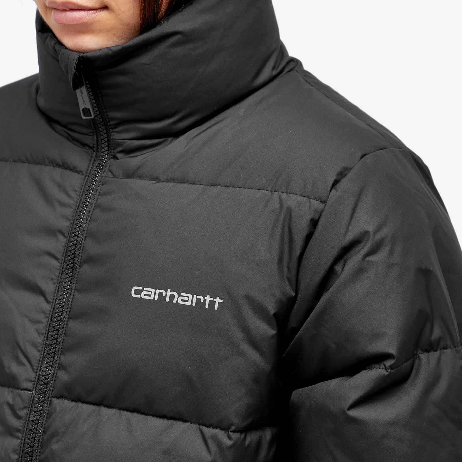 Carhartt WIP Springfield Padded Jacket Black & Blacksmith | END. (KR)