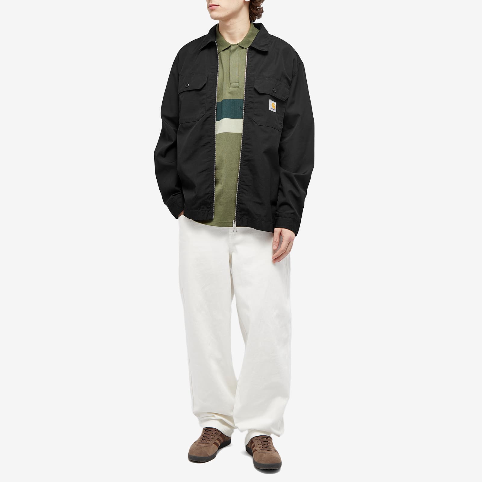 Carhartt WIP Craft Zip Overshirt Black | END. (SG)