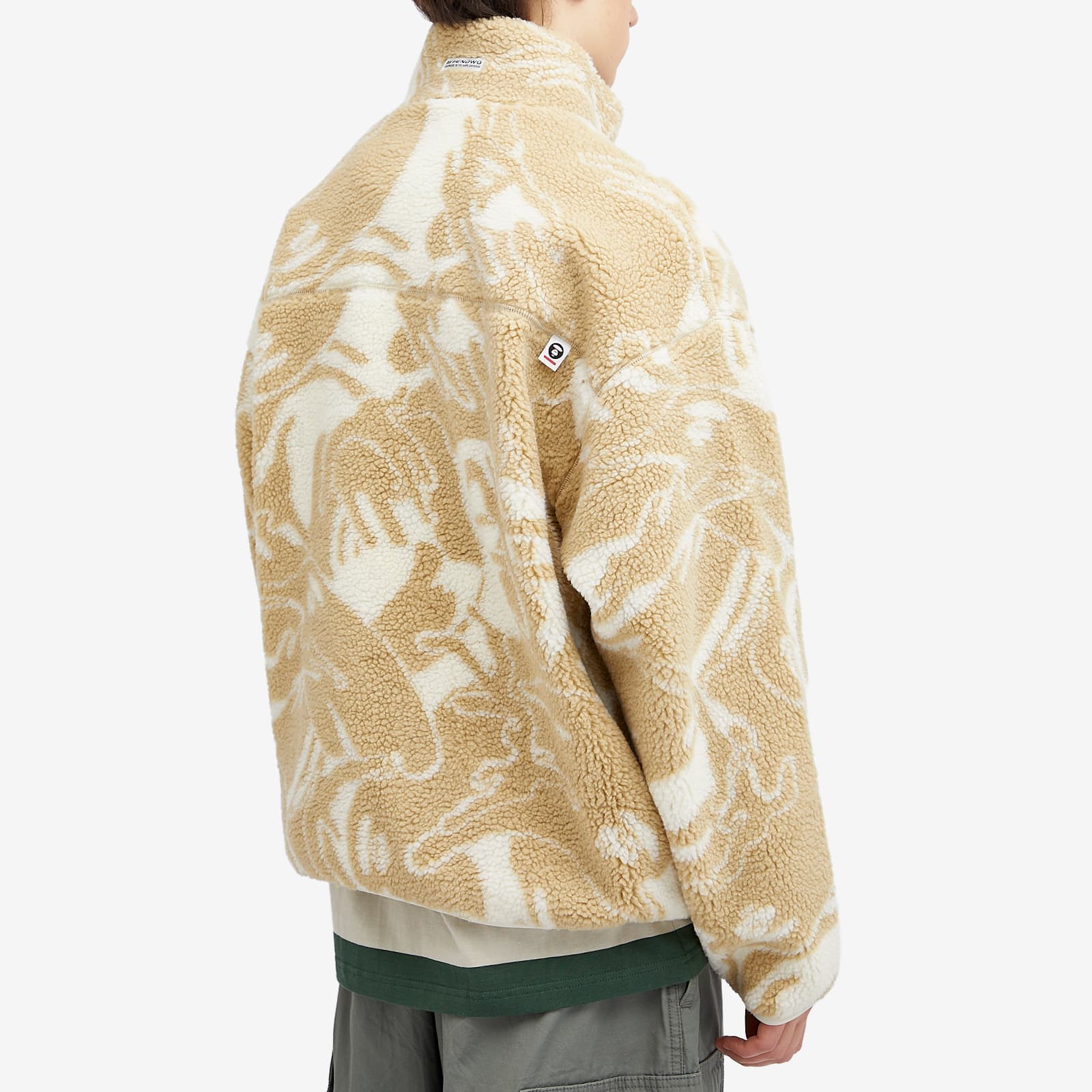 AAPE Now Camo Fleece Jacket Ivory | END. (GB)