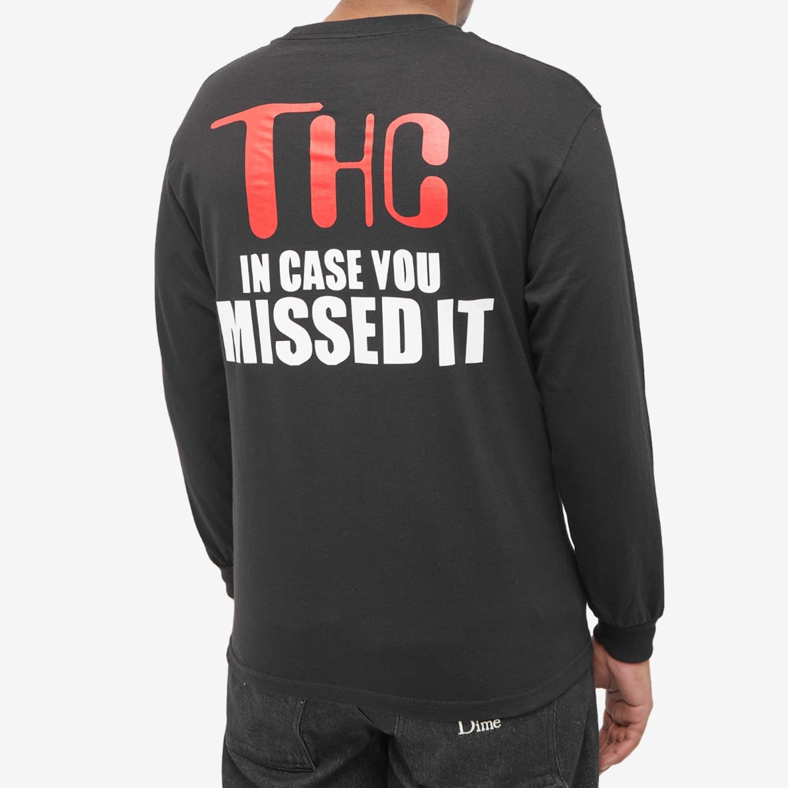 Pleasures Long Sleeve THC T-Shirt Black | END. (GB)