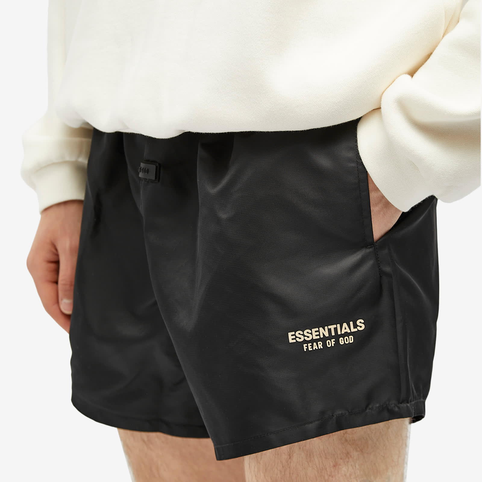 Fear of God Essentials Running Short Jet Black | END. (KR)