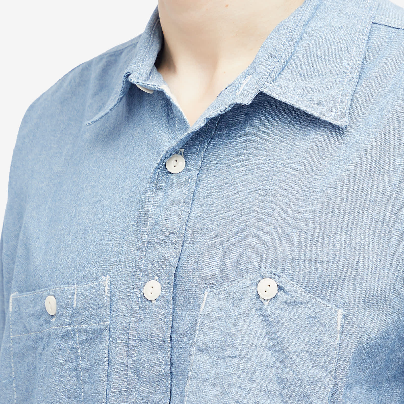 Engineered Garments Work Shirt Light Blue Chambray | END. (US)