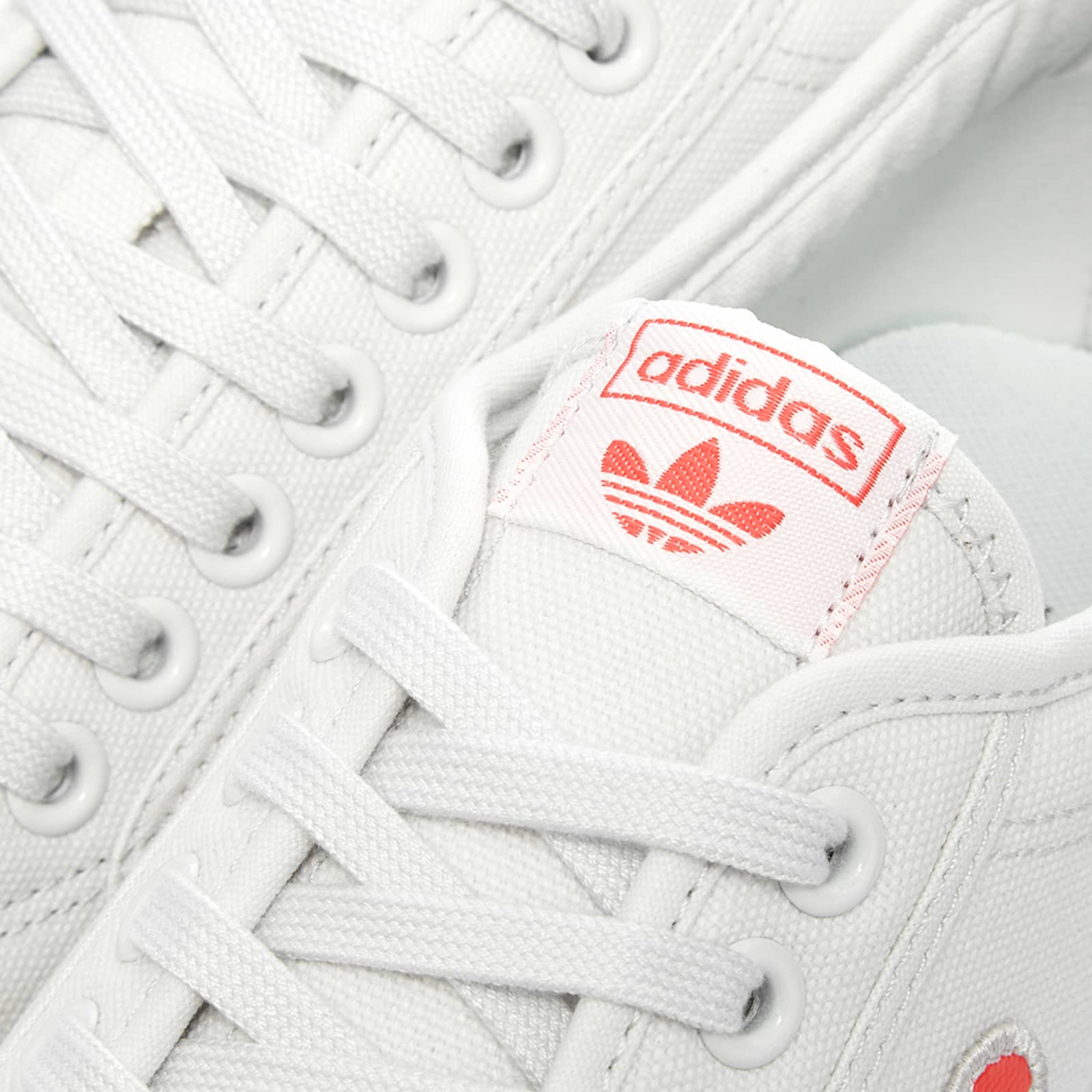 Adidas Nizza Trefoil W White, Red & Black | END. (US)