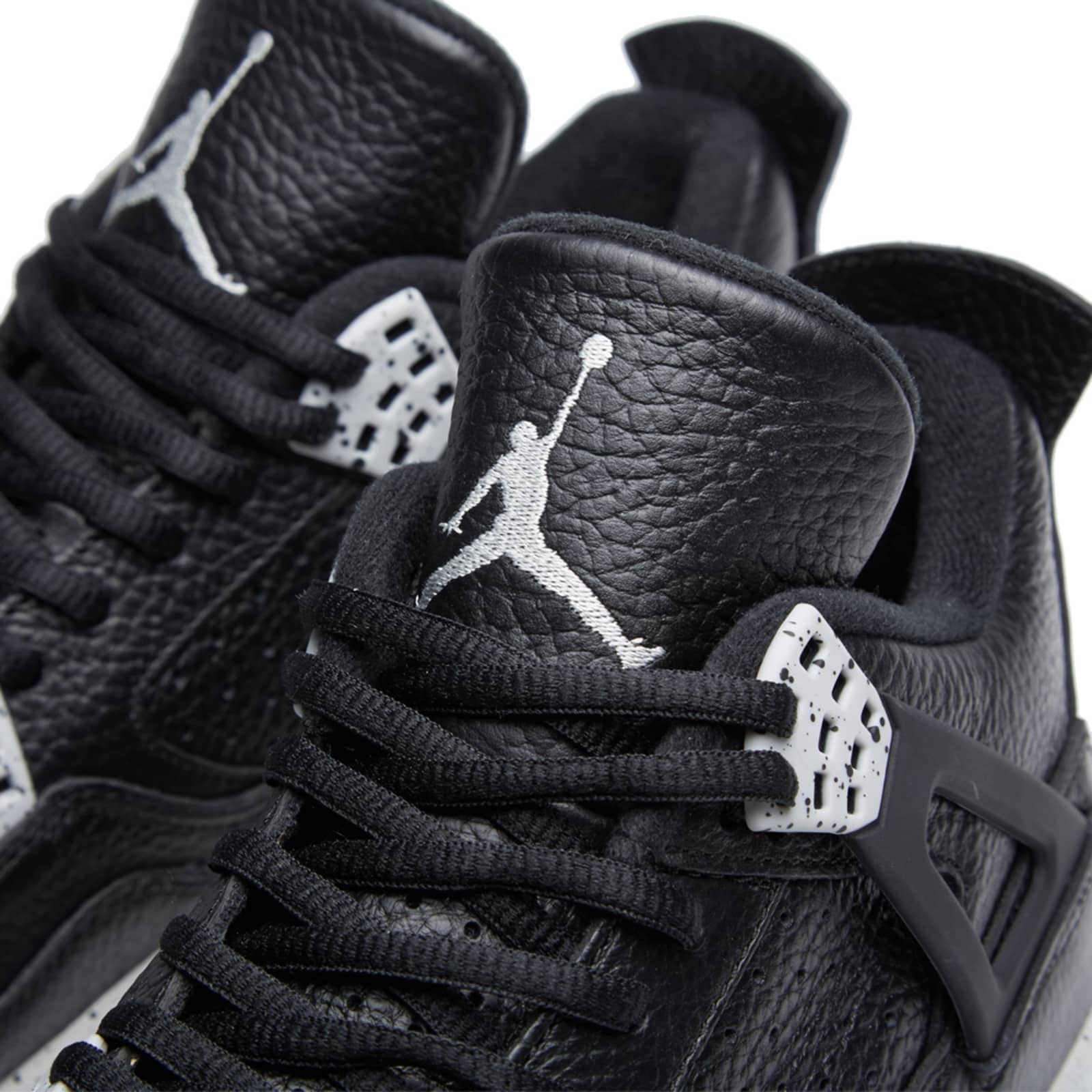 Nike Air Jordan IV Retro LS 'Oreo' Black & Tech Grey | END. (US)