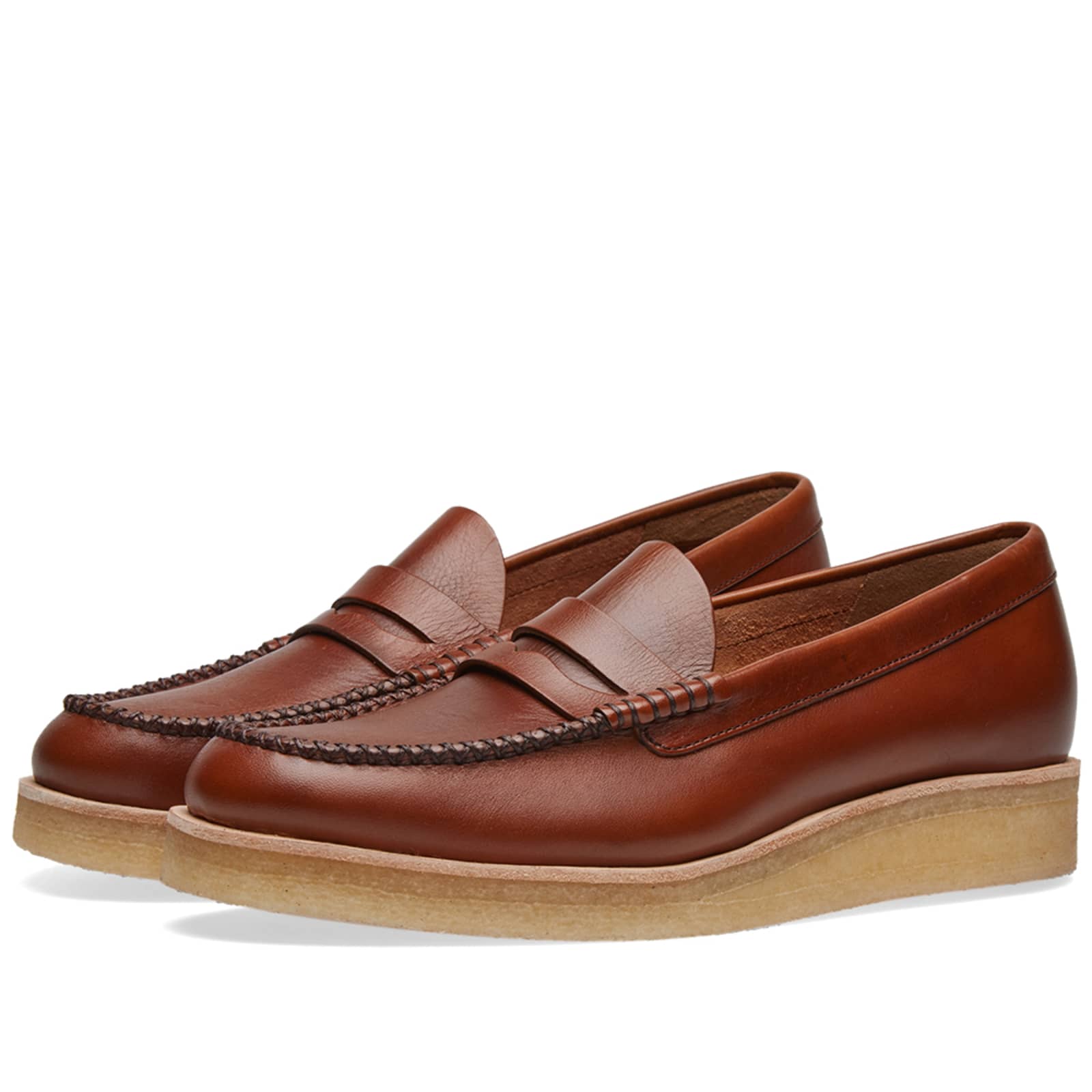 Clarks Originals Burcott Loafer Cognac Leather | END. (US)