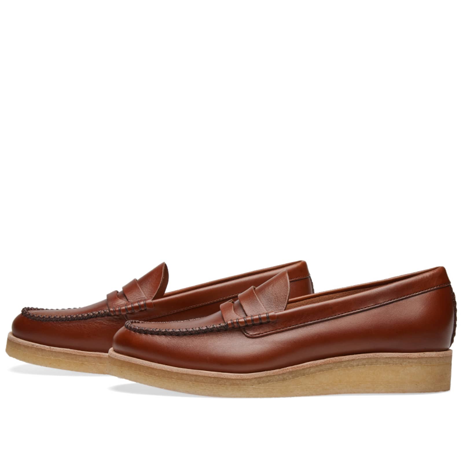 Clarks Originals Burcott Loafer Cognac Leather | END. (US)