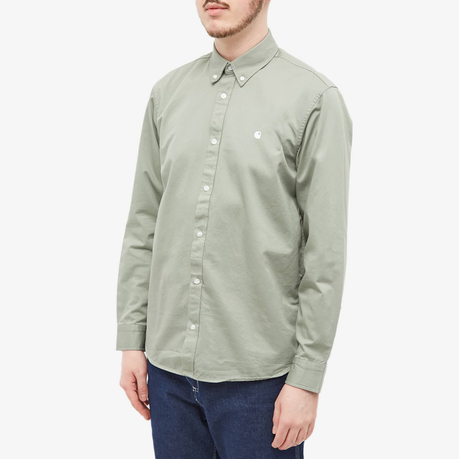 Carhartt WIP Madison Shirt Yucca & White | END. (US)