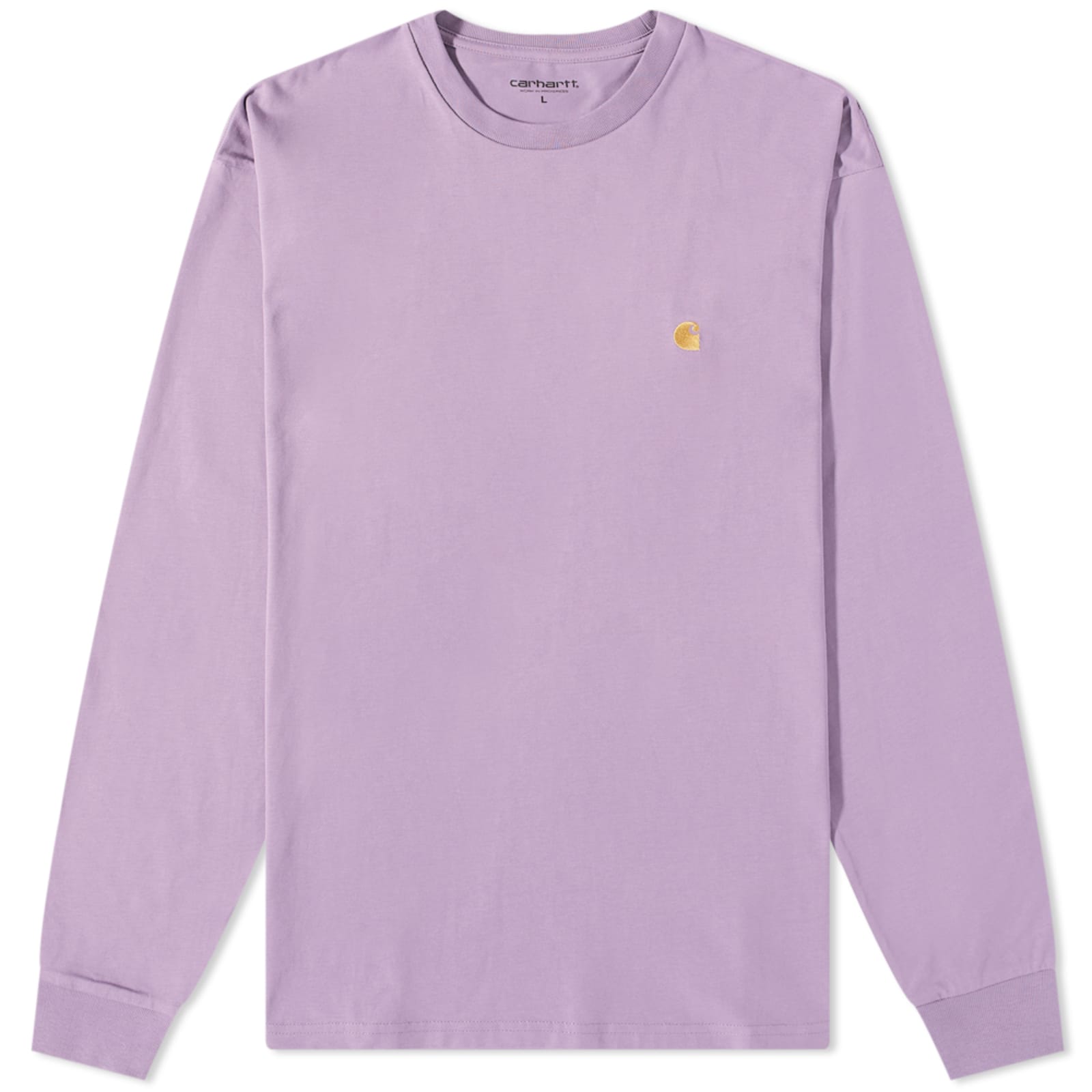 Carhartt WIP Long Sleeve Chase T-Shirt Violanda & Gold | END. (GB)