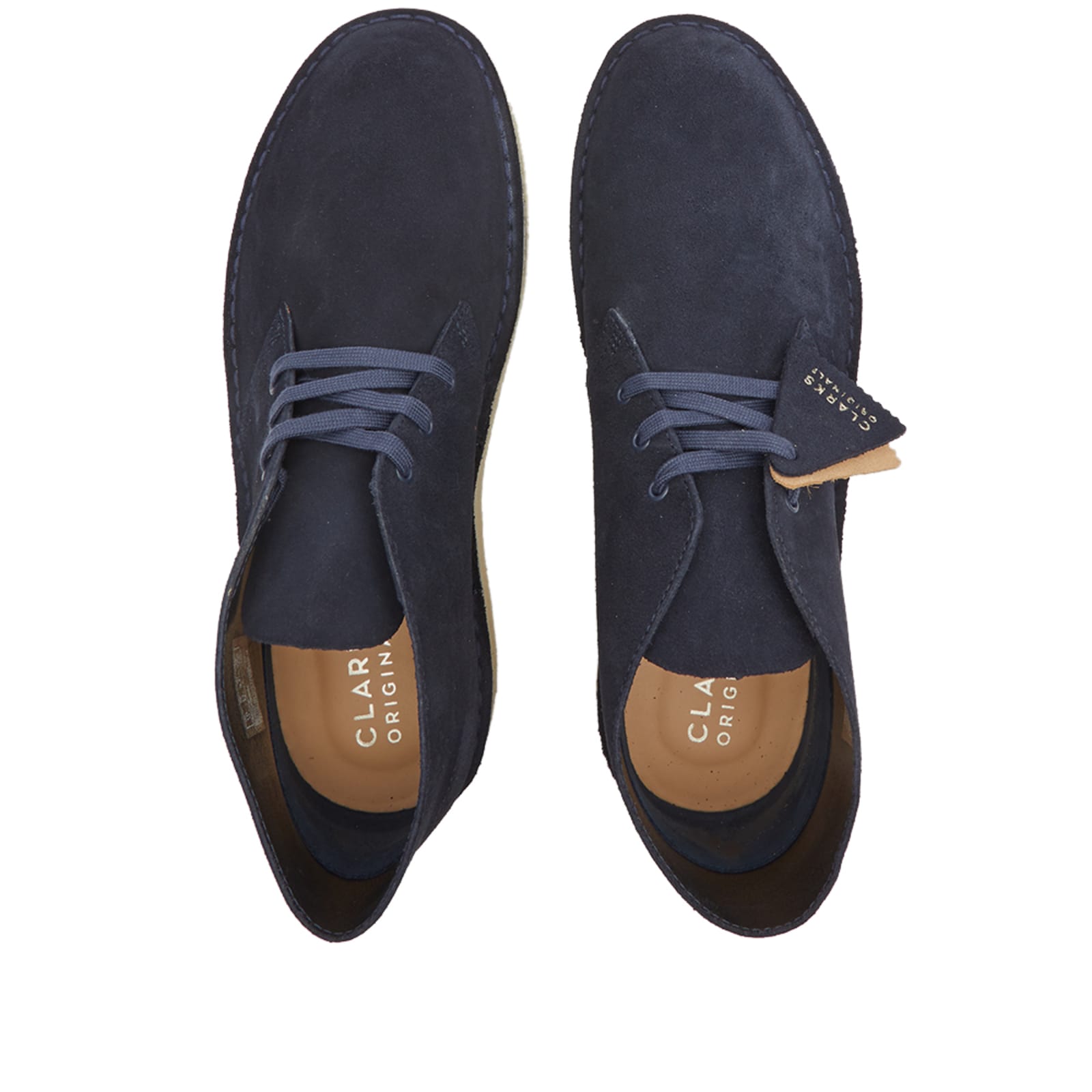 Clarks Originals Desert Coal Navy Suede | END.