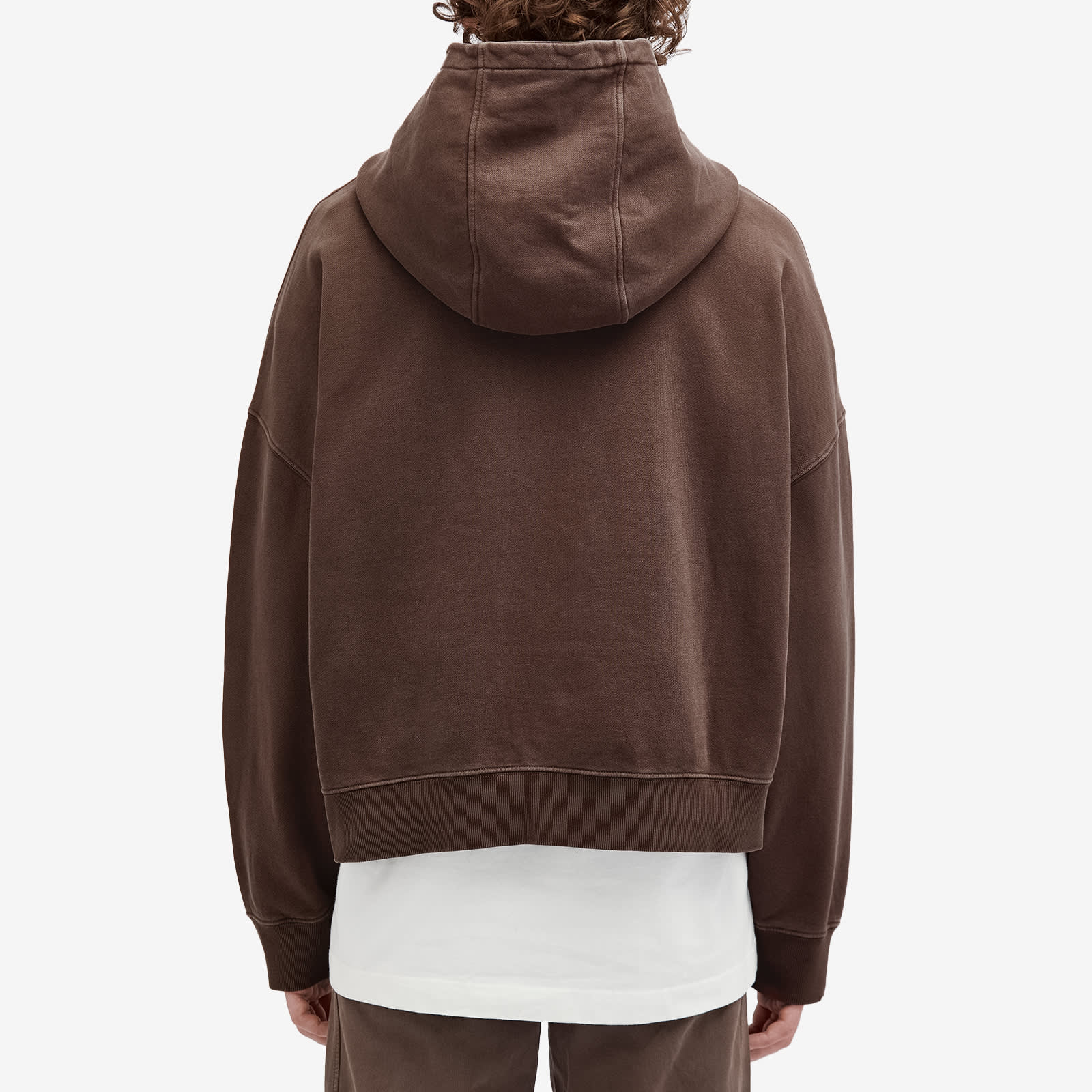 Cole Buxton CB Cropped Hoodie Brown | END. (GB)