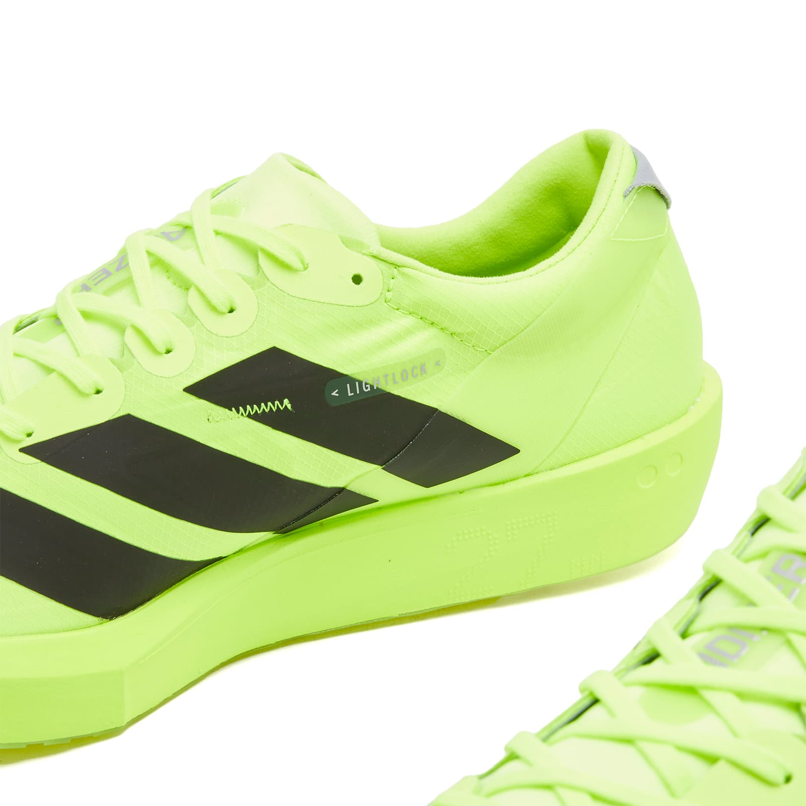 Adidas Adizero Adios 9 M Lucid Lemon, Black & Halo Silver | END. (CA)