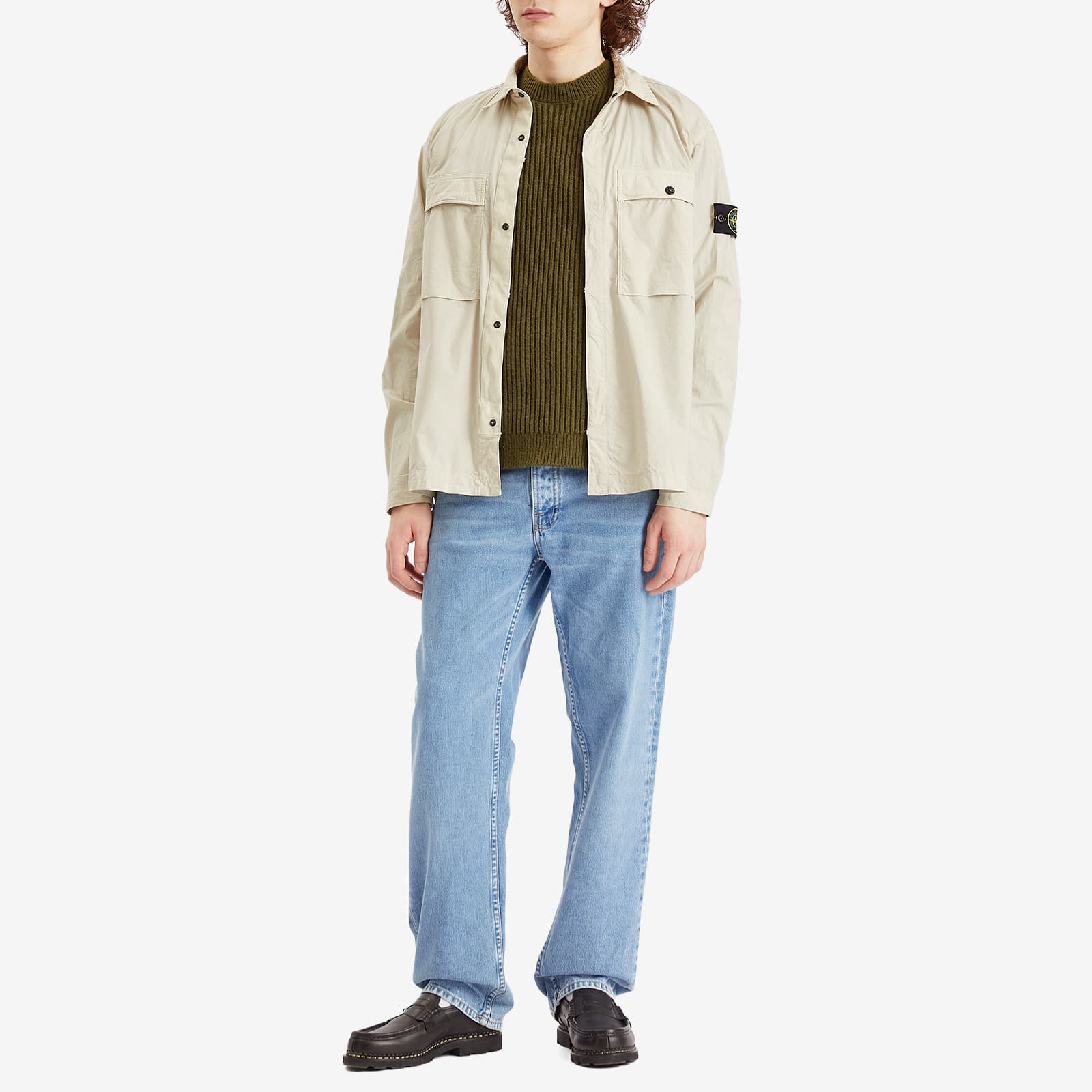 Stone Island Tela Paracadute Shirt Jacket Sand | END. (GB)