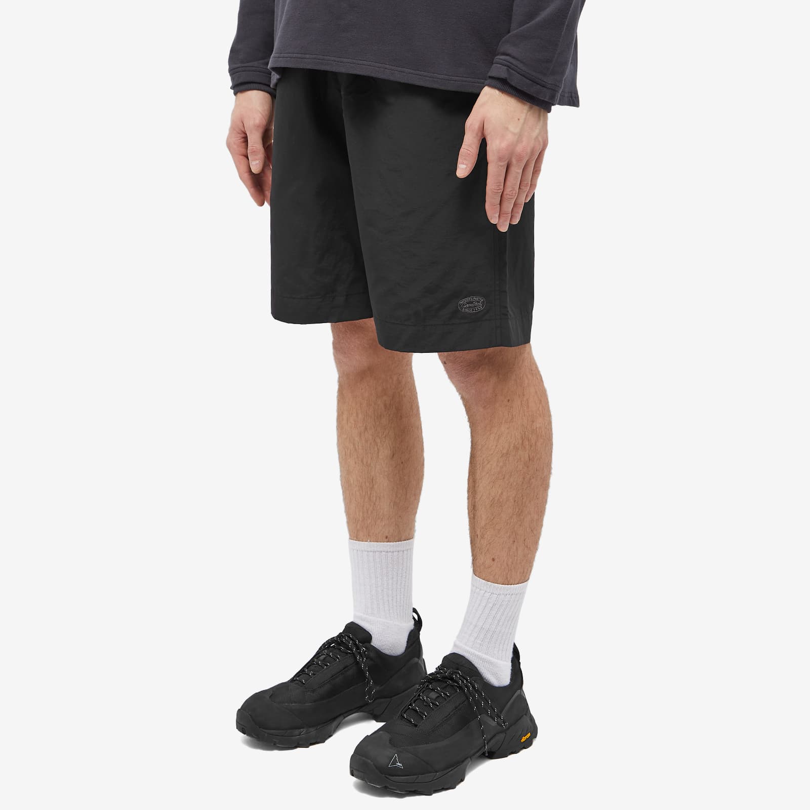 Snow Peak Light Mountain Cloth Shorts Black | END.