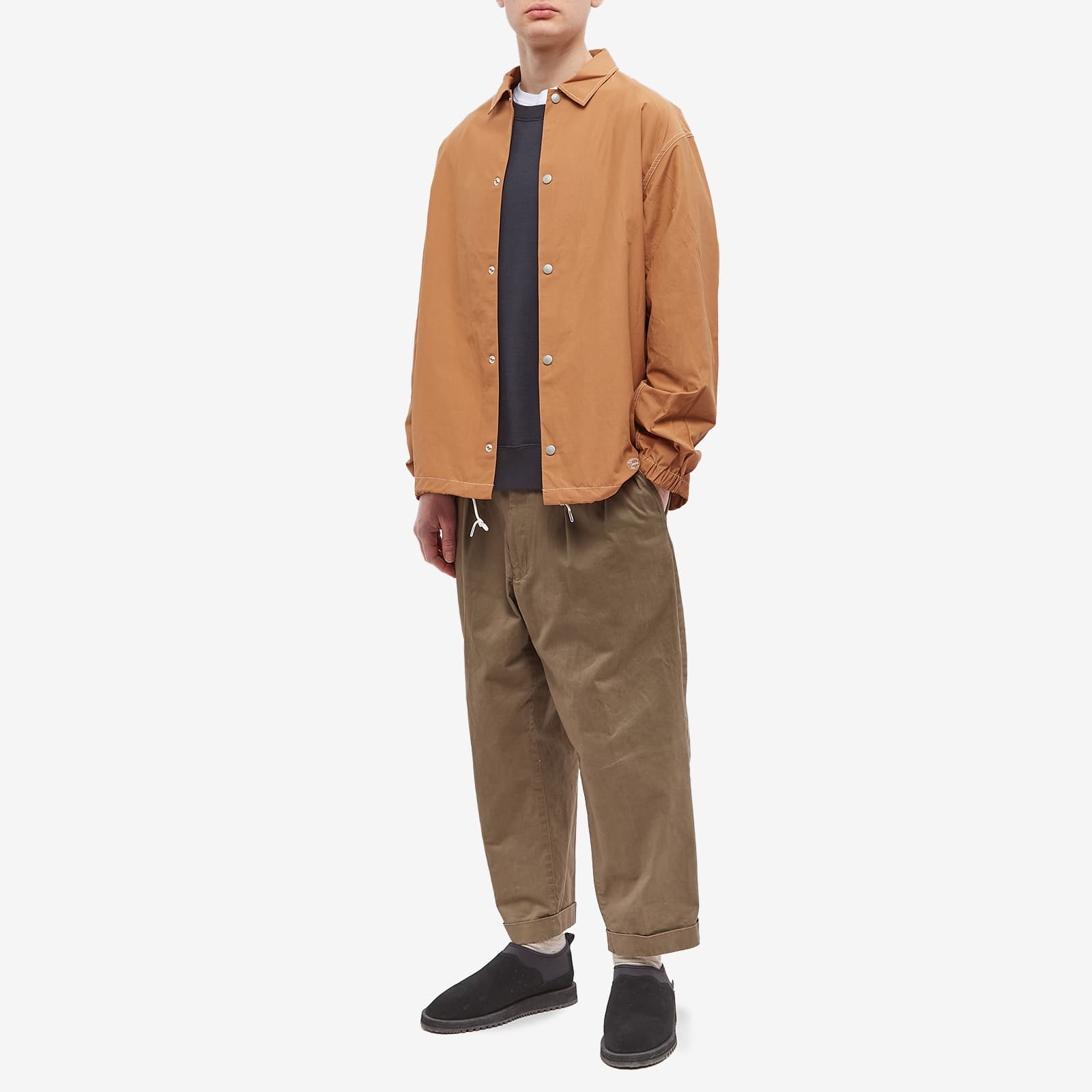 Snow Peak Light Mountain Cloth Coach Jacket Brown | END. (HK)