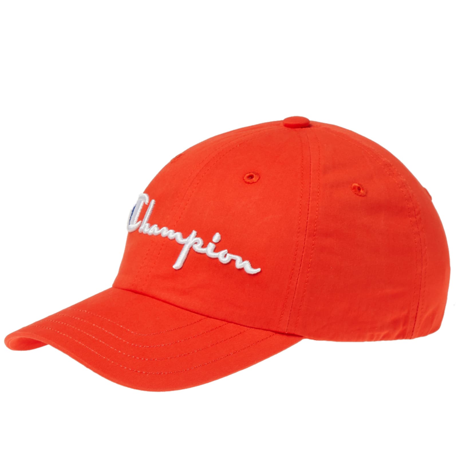 Champion Reverse Weave Logo Baseball Cap Red | END. (GB)