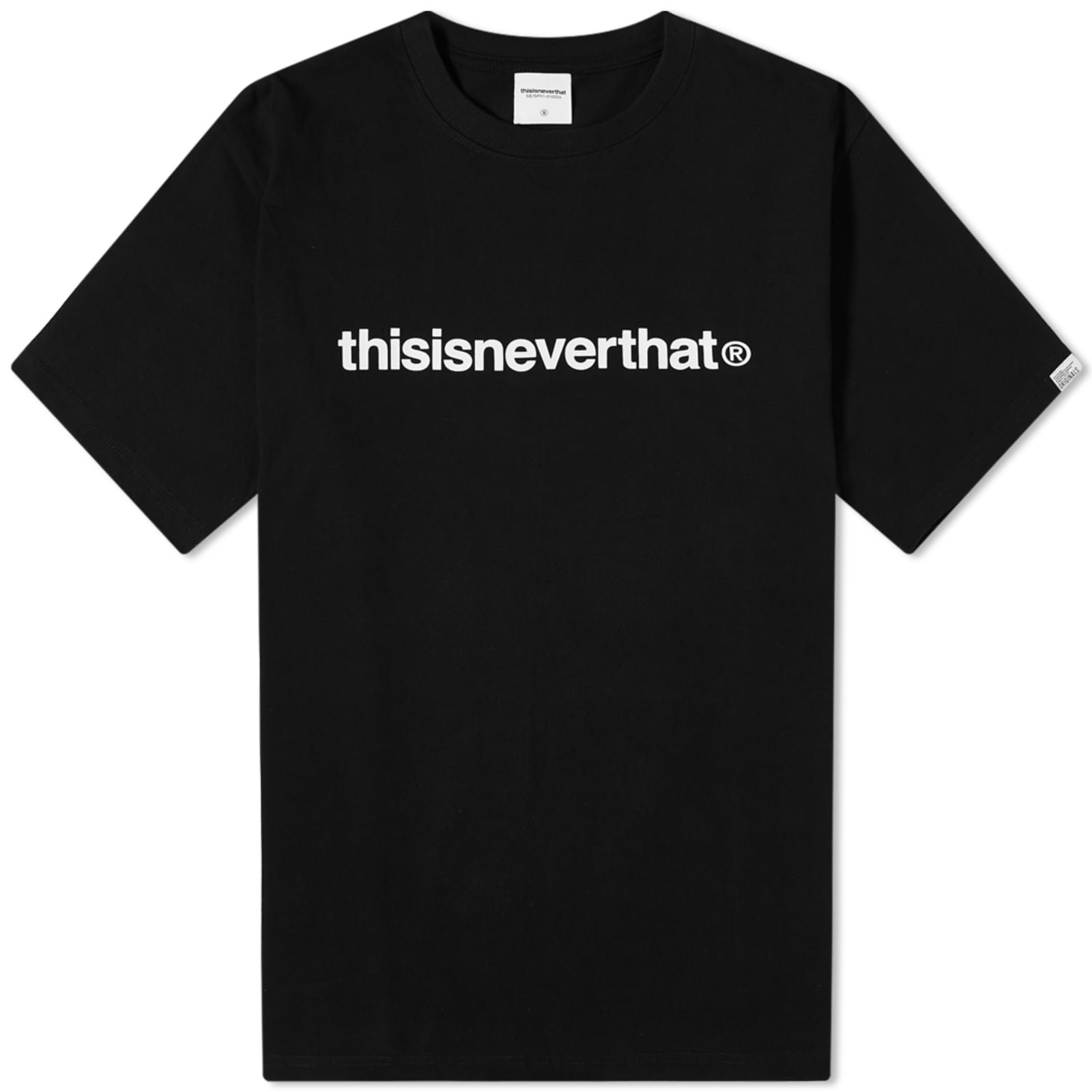 Thisisneverthat T Logo T Shirt Black End Uk