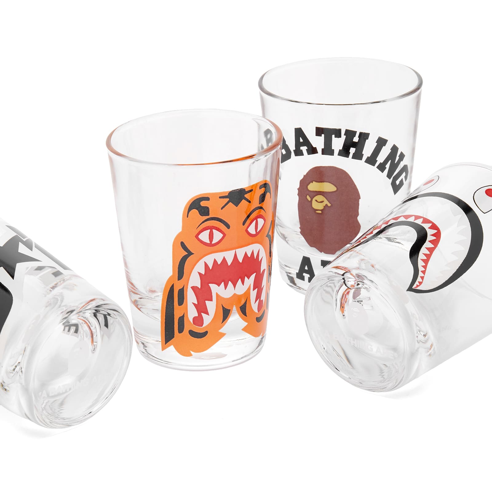 A Bathing Ape Bape Shot Glass Set Clear | END. (GB)