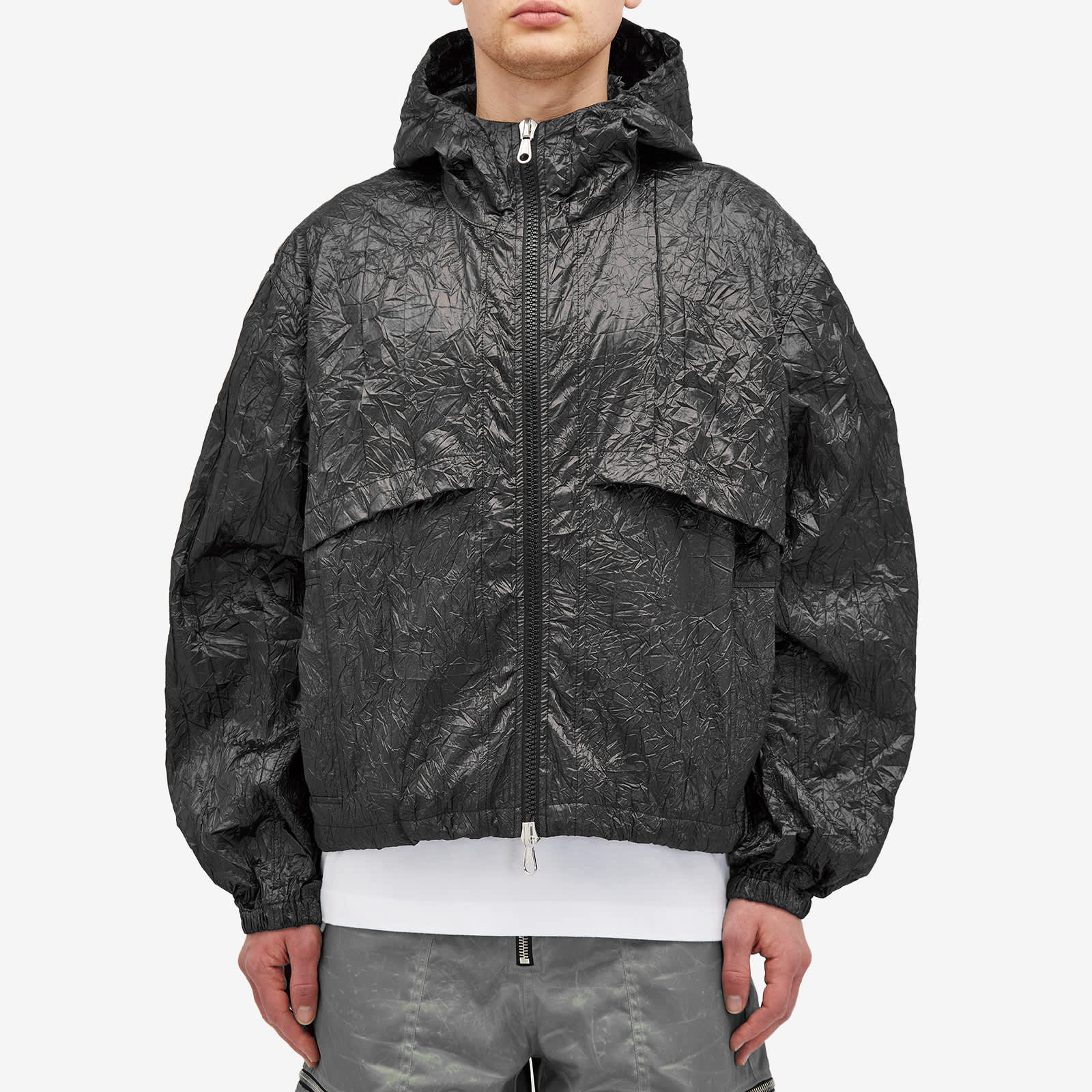 Cole Buxton Crinkle Windbreaker Black | END. (HK)
