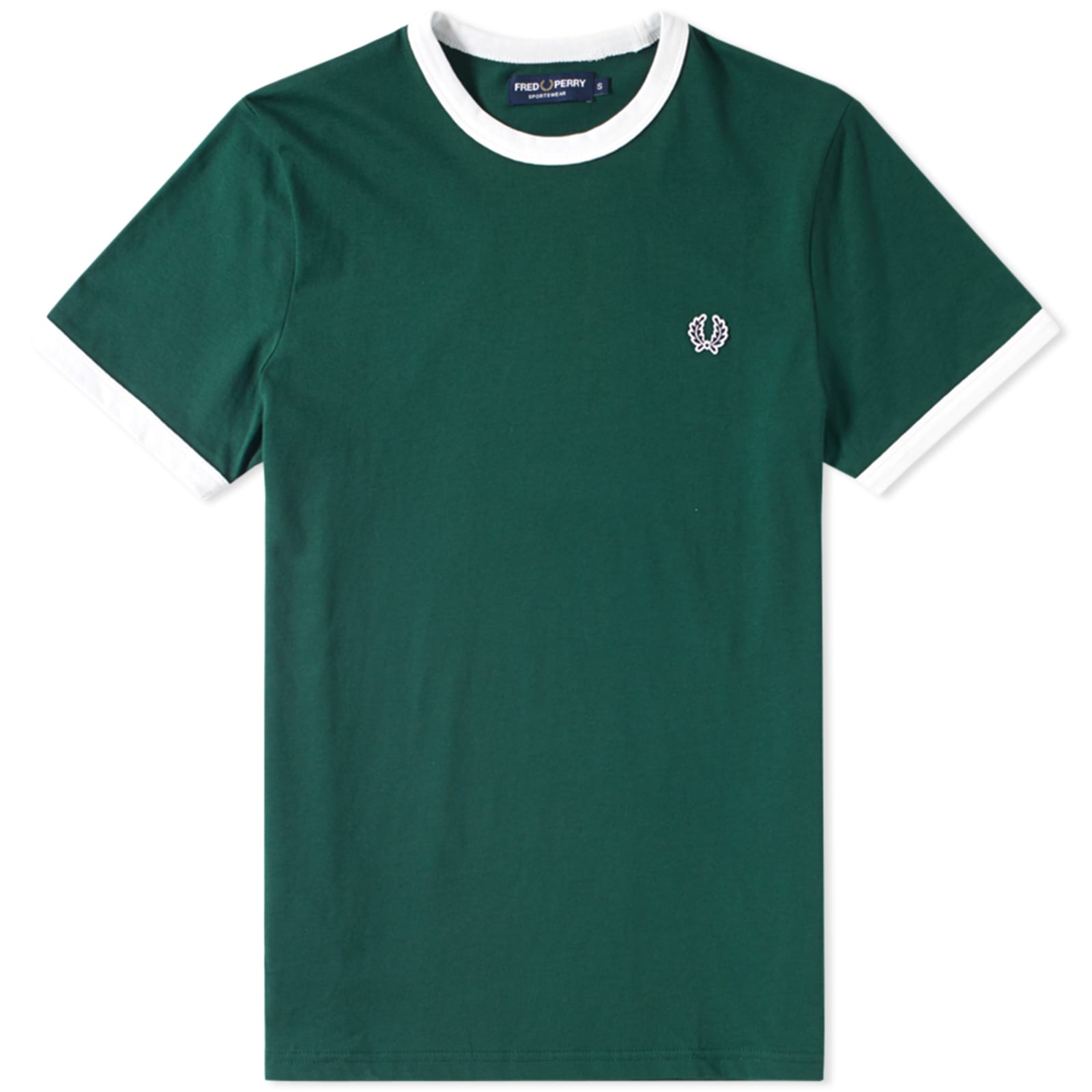Fred Perry Ringer Tee Ivy & Snow White | END. (US)