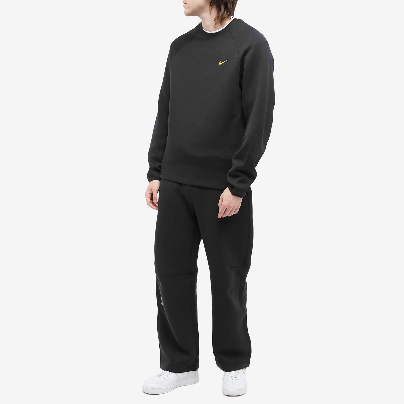 Nike x NOCTA Tech Fleece Crew Sweat Black & University Gold | END. (AT)