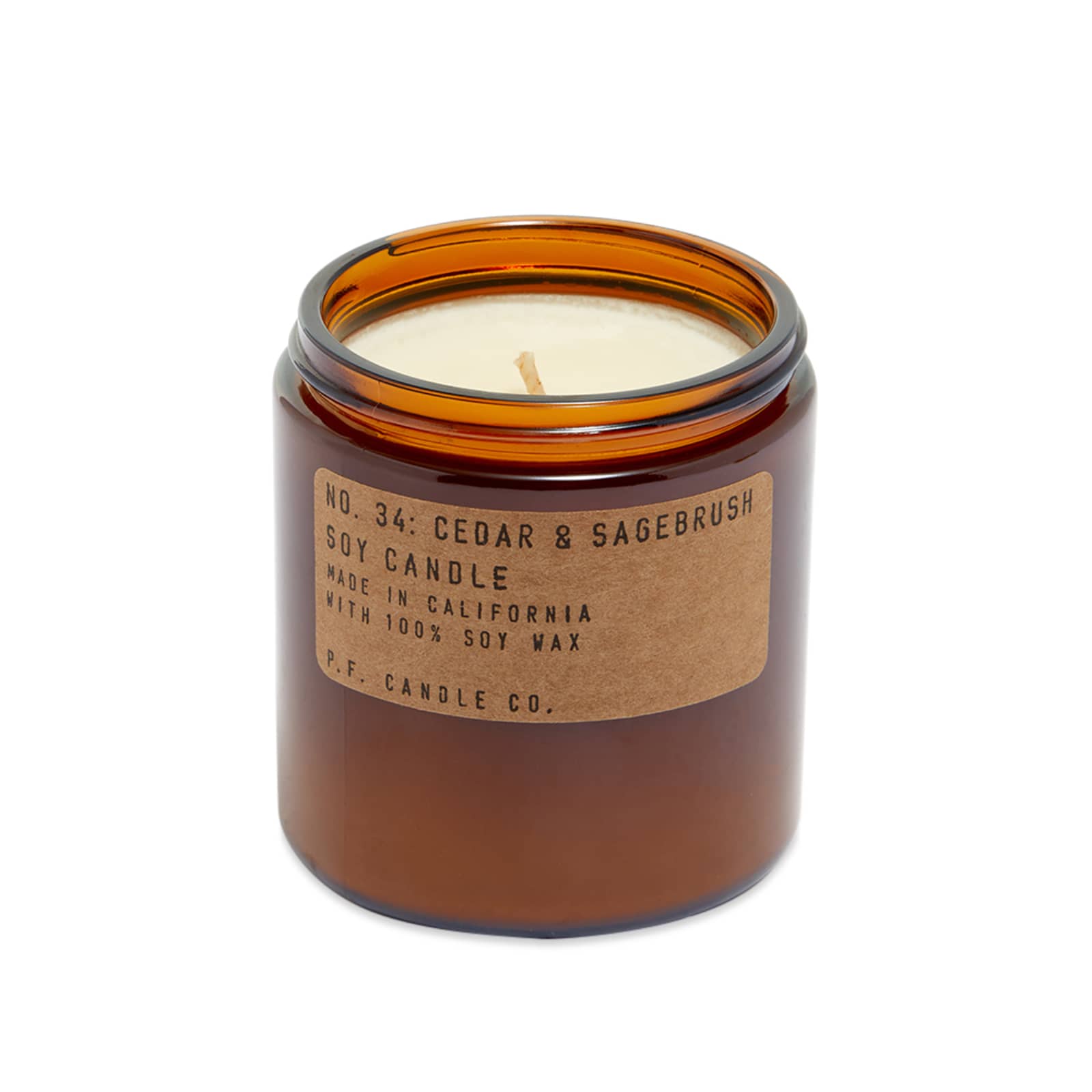 P.F. Candle Co No.34 Cedar & Sagebrush Soy Candle 204g | END. (GB)