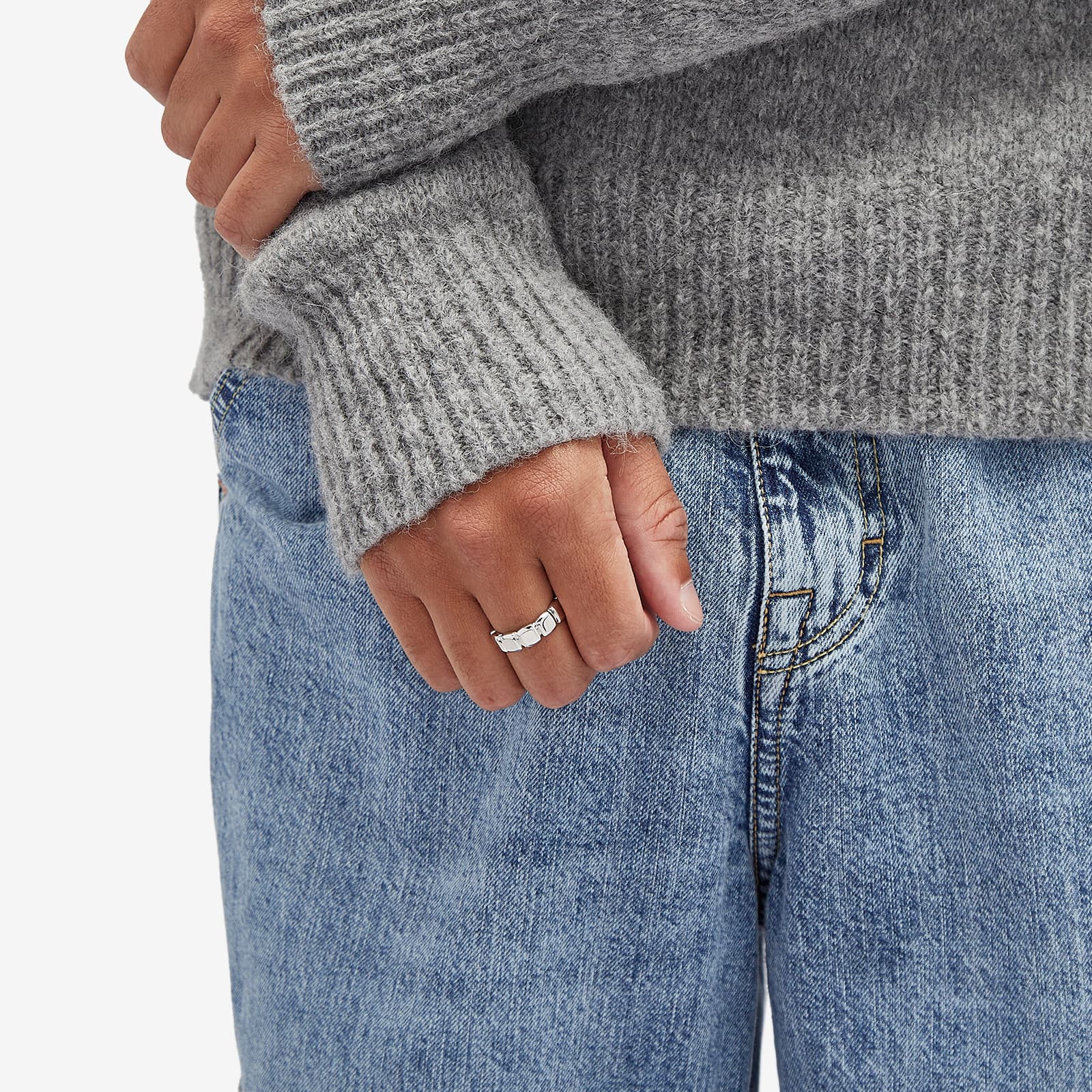 Tom Wood Cushion Band Ring 925 Sterling Silver | END. (GB)