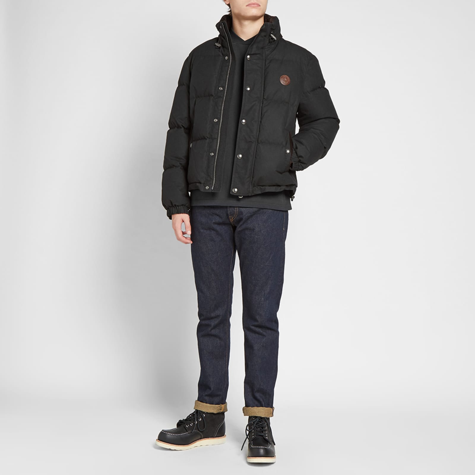 Belstaff Aviation Waxed Puffer Jacket Black | END. (KR)