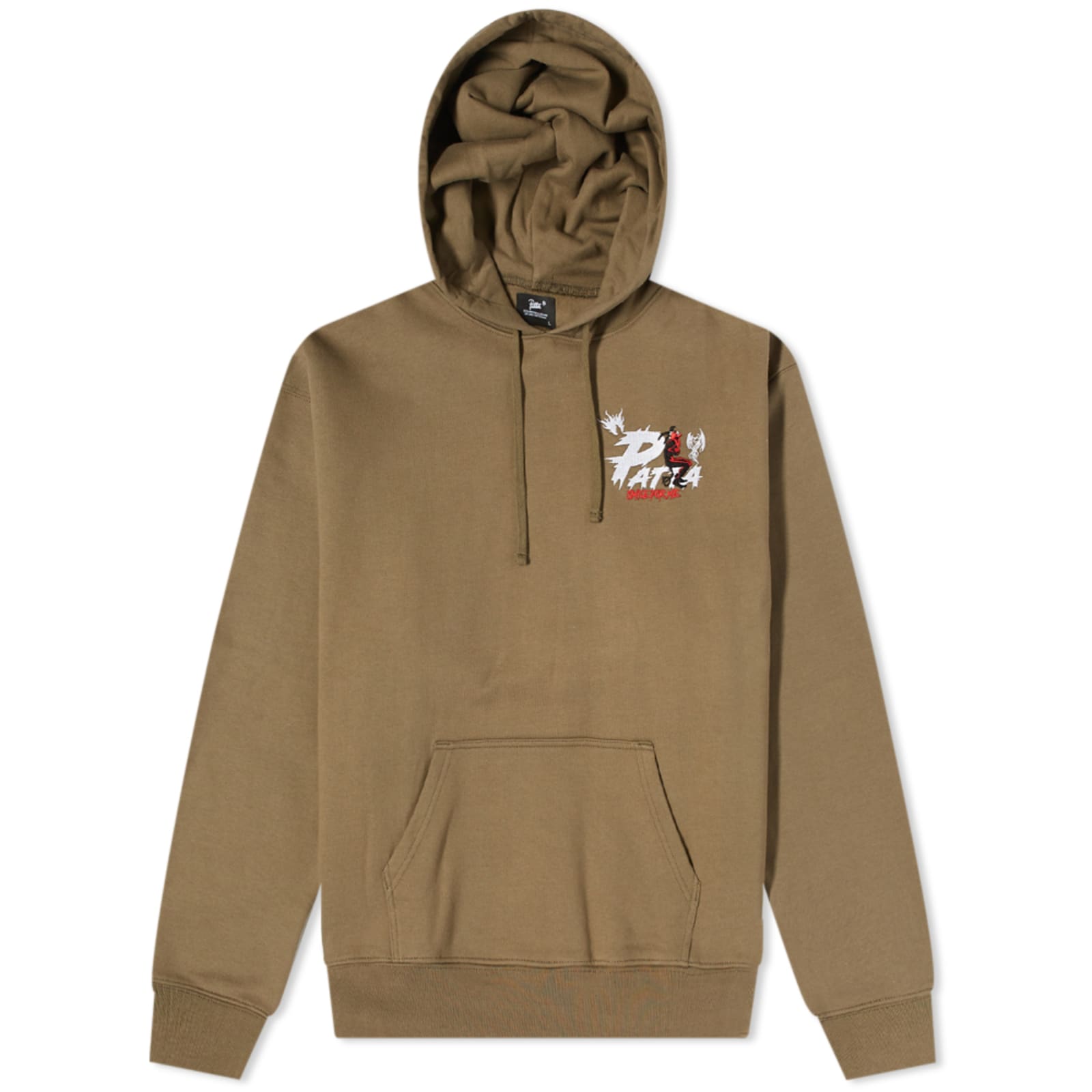 Patta Smile For Me Boxy Hoodie Tarmac | END.