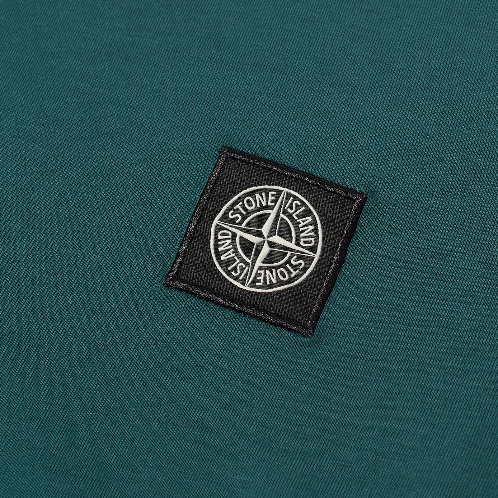 Stone Island Junior Patch Logo T Shirt Bottle Green | END. (HK)