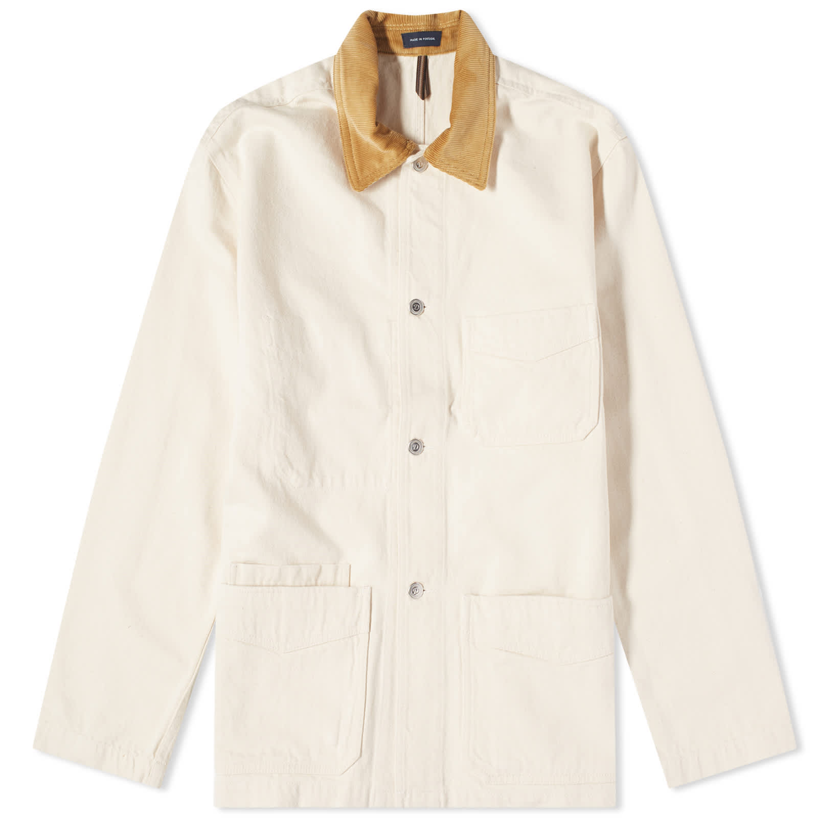 Drake's Heavy Twill Chore Jacket Ecru | END. (AR)