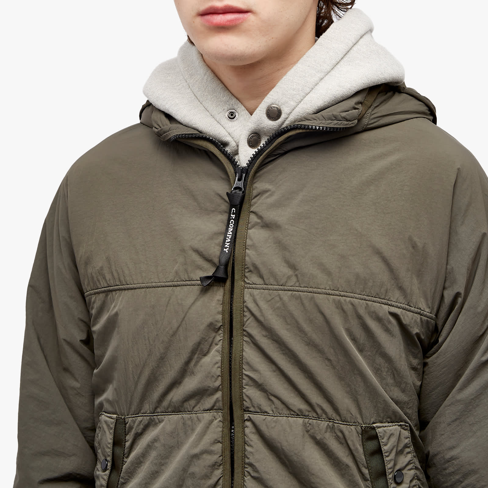 C.P. Company GDP Goggle Jacket Olive Night | END. (GB)