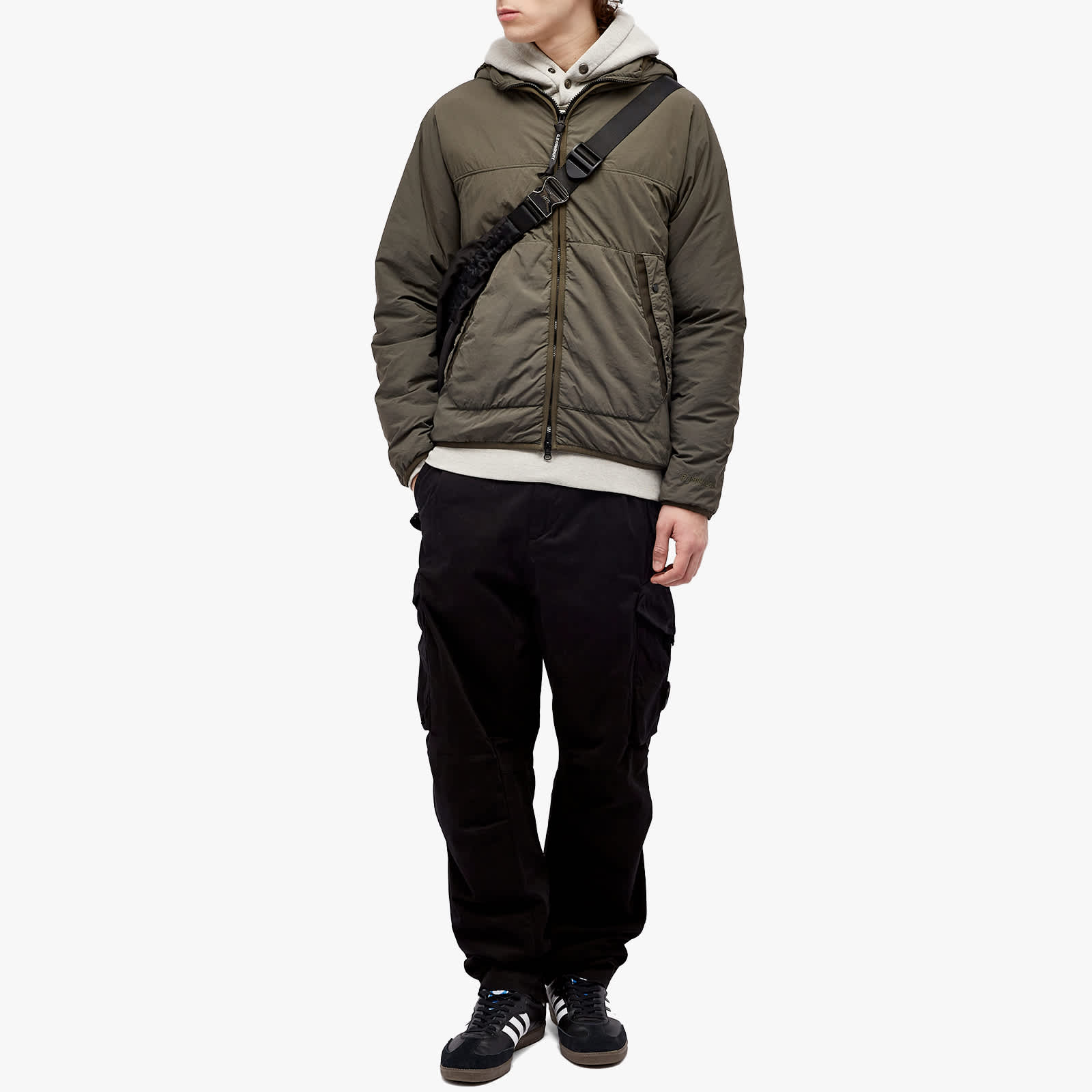 C.P. Company GDP Goggle Jacket Olive Night | END. (GB)