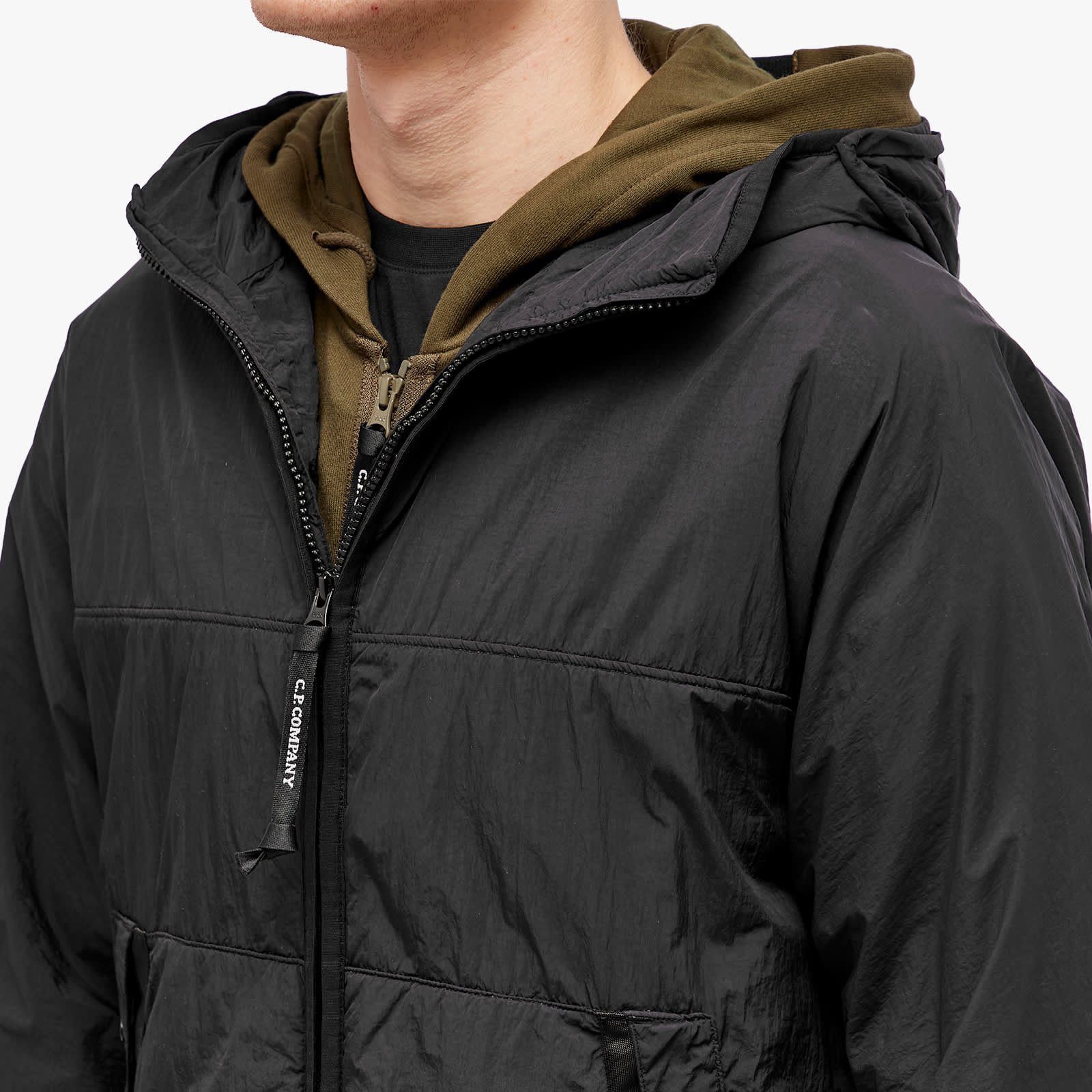 C.P. Company GDP Goggle Jacket Black | END. (US)