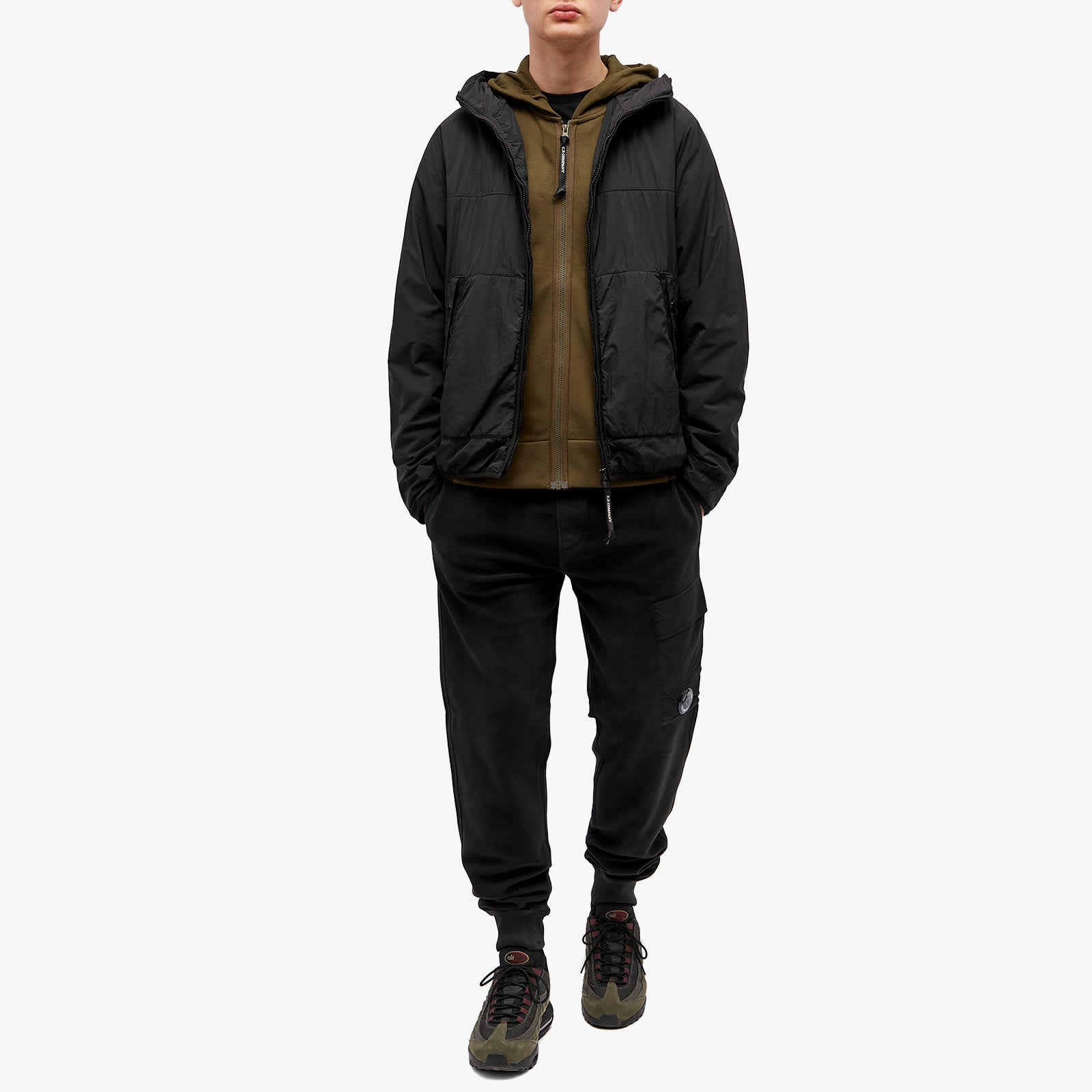 C.P. Company GDP Goggle Jacket Black | END. (US)