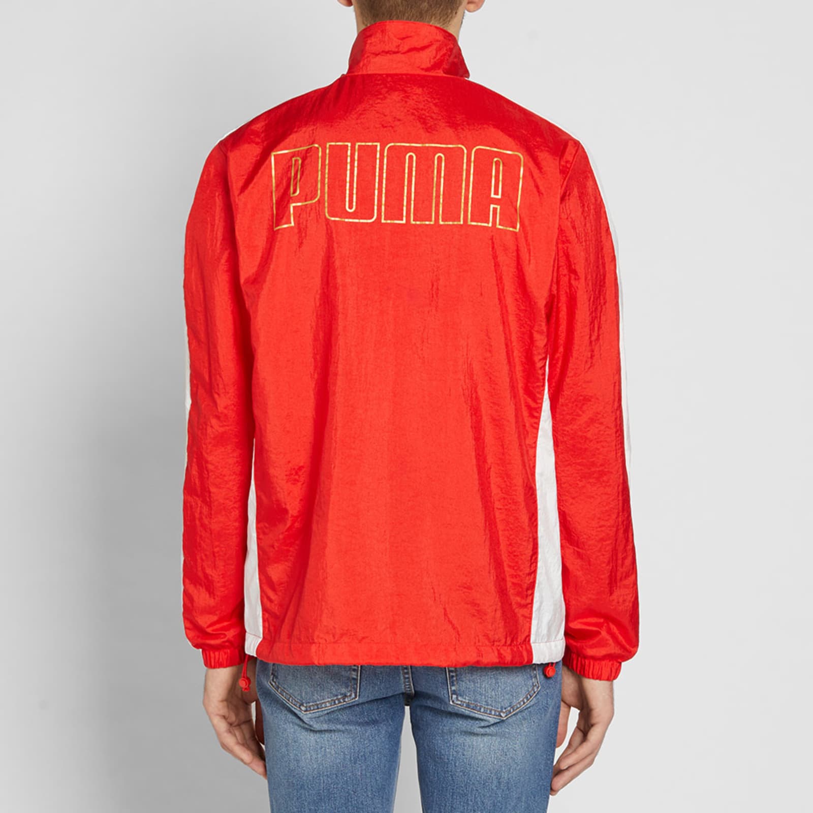 Puma T7 Track Jacket 'B-Boy' Flame Scarlet & White | END. (US)