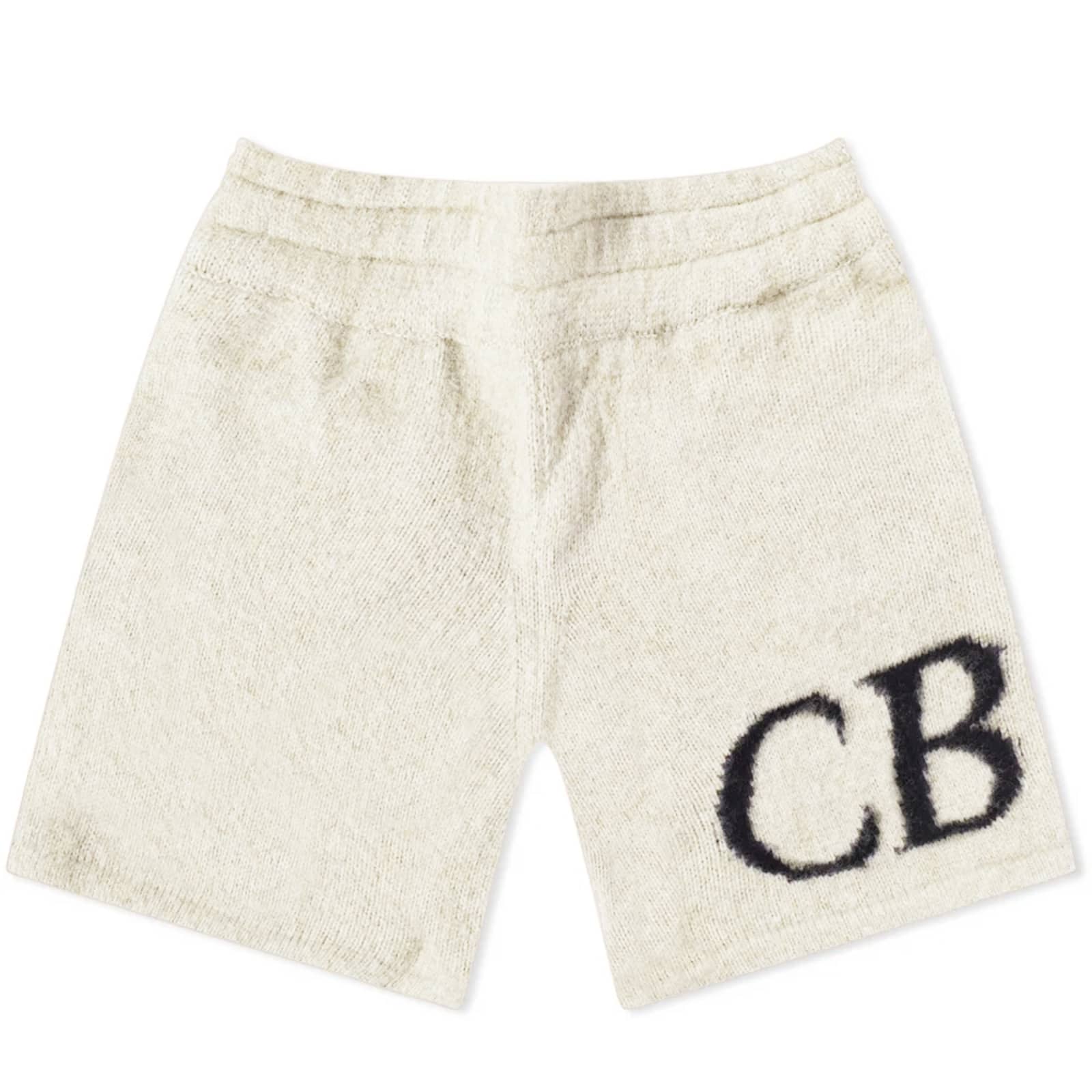 Cole Buxton Intarsia Knit Shorts Ecru | END. (US)