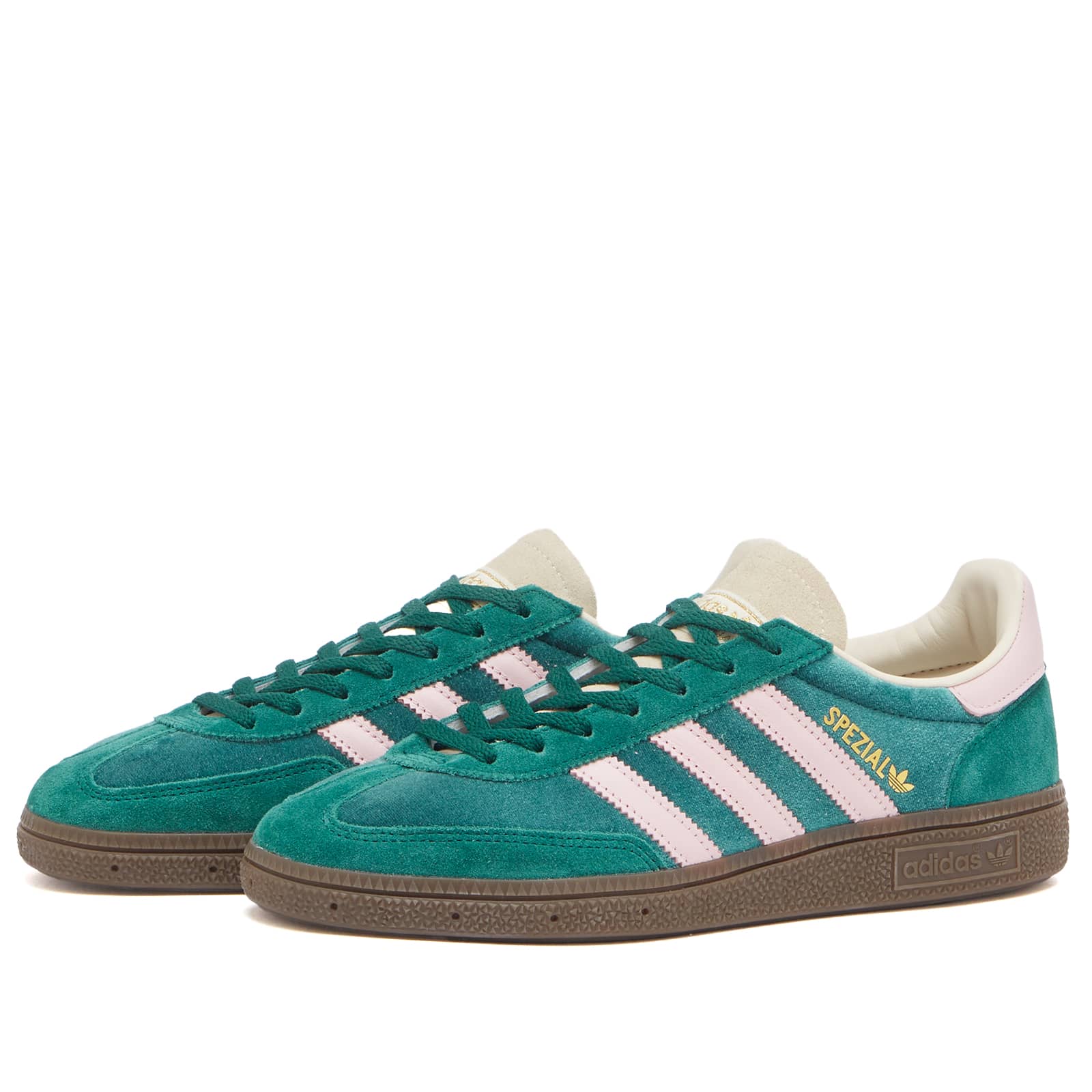 adidas Handball Spezial Sneaker Green, Pink & Cream | END. (US)