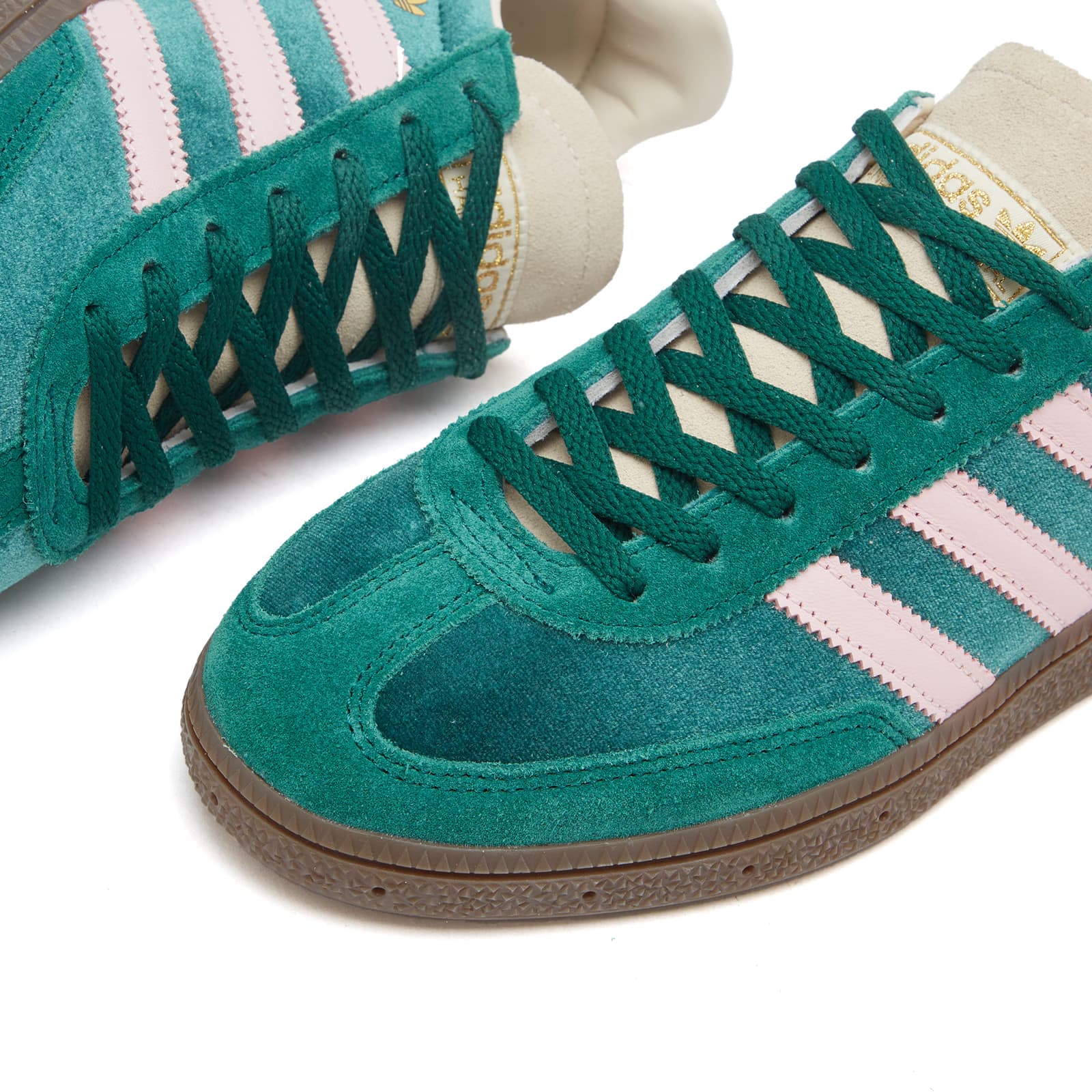 adidas Handball Spezial Sneaker Green, Pink & Cream | END. (US)