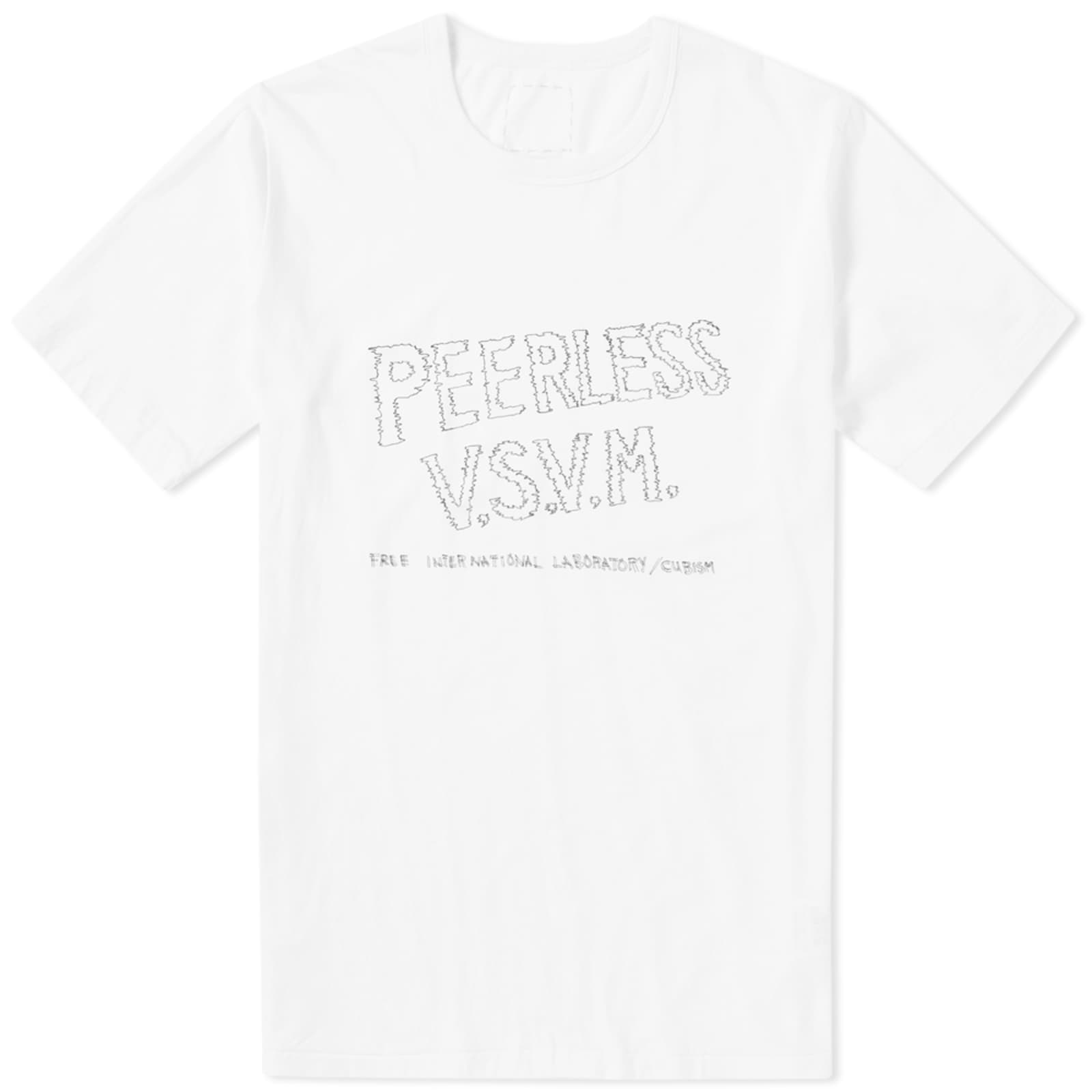Visvim Wide Peerless Sketch Tee White | END.