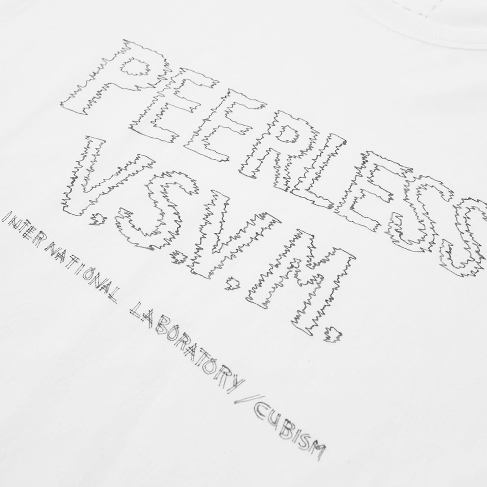 Visvim Wide Peerless Sketch Tee White | END.