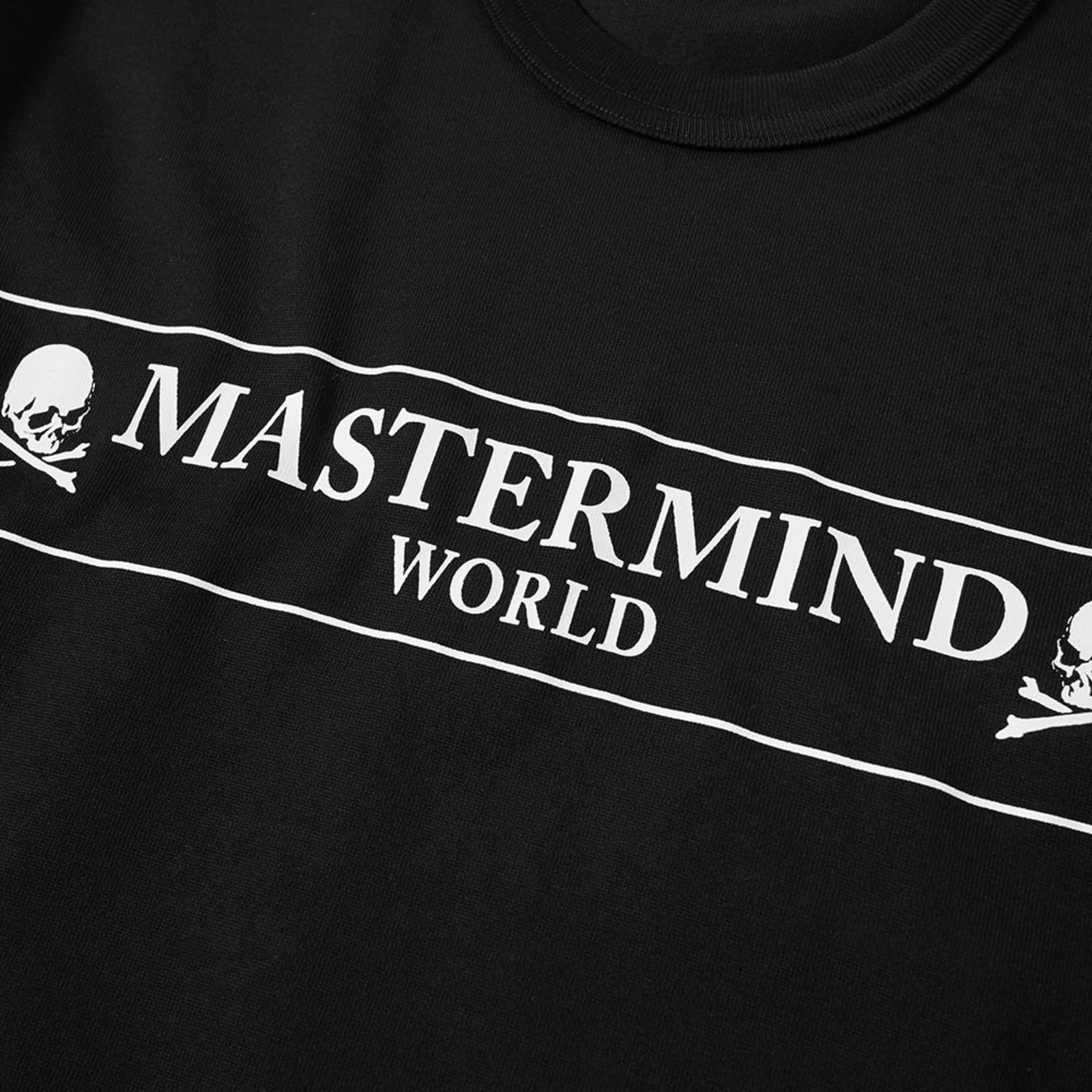 MASTERMIND WORLD Long Sleeve Box Logo Tee Black | END. (US)