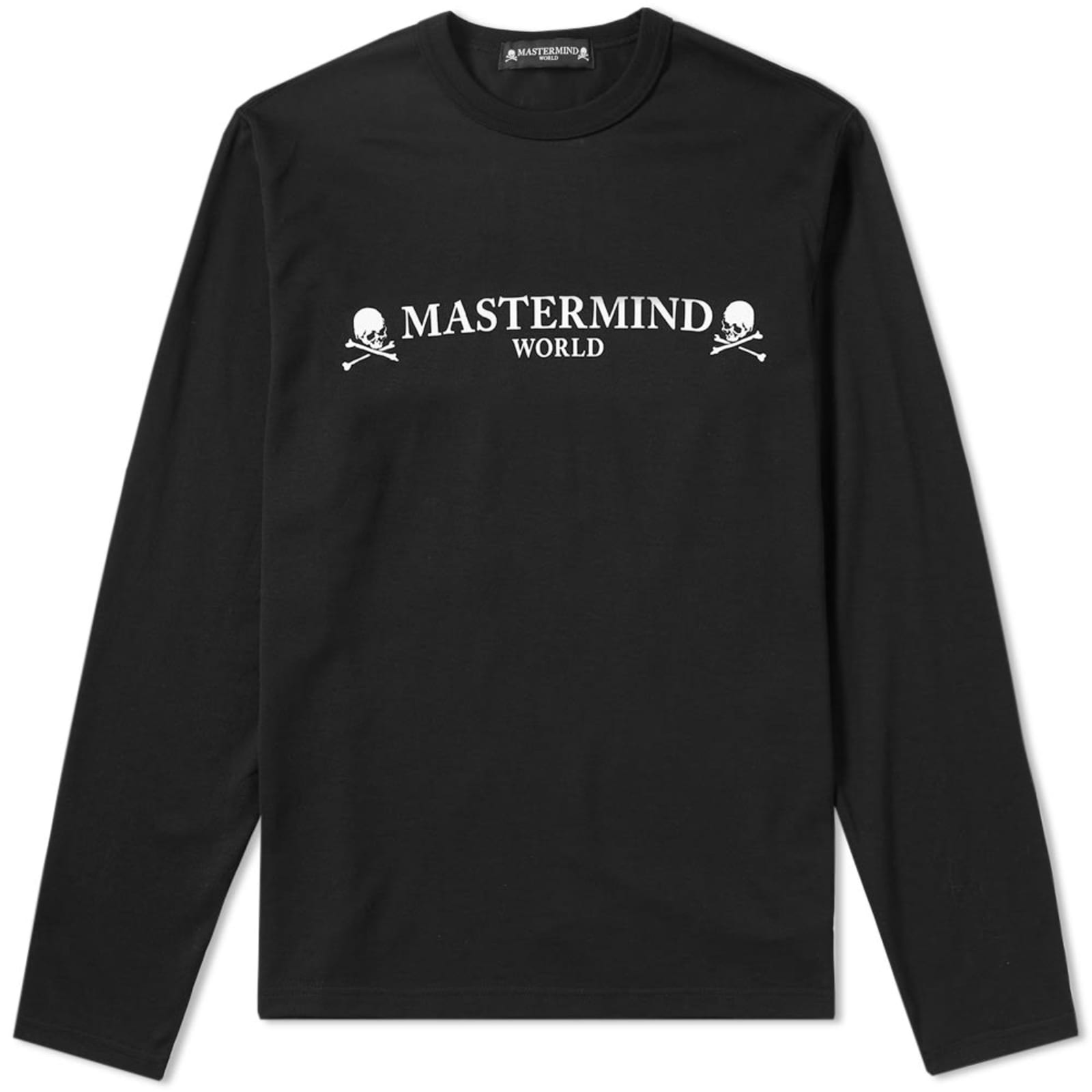 MASTERMIND WORLD Long Sleeve Logo Tee Black | END. (US)