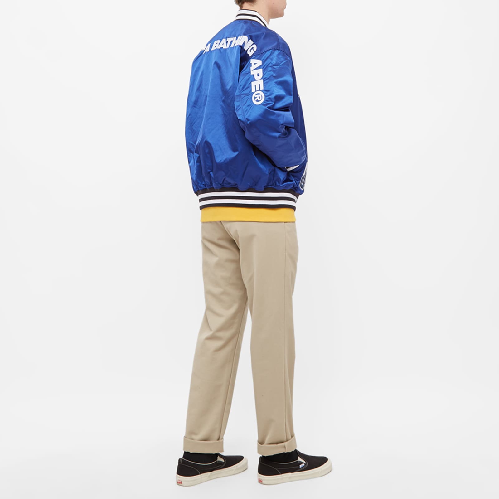 AAPE Varsity Jacket Blue | END. (IT)