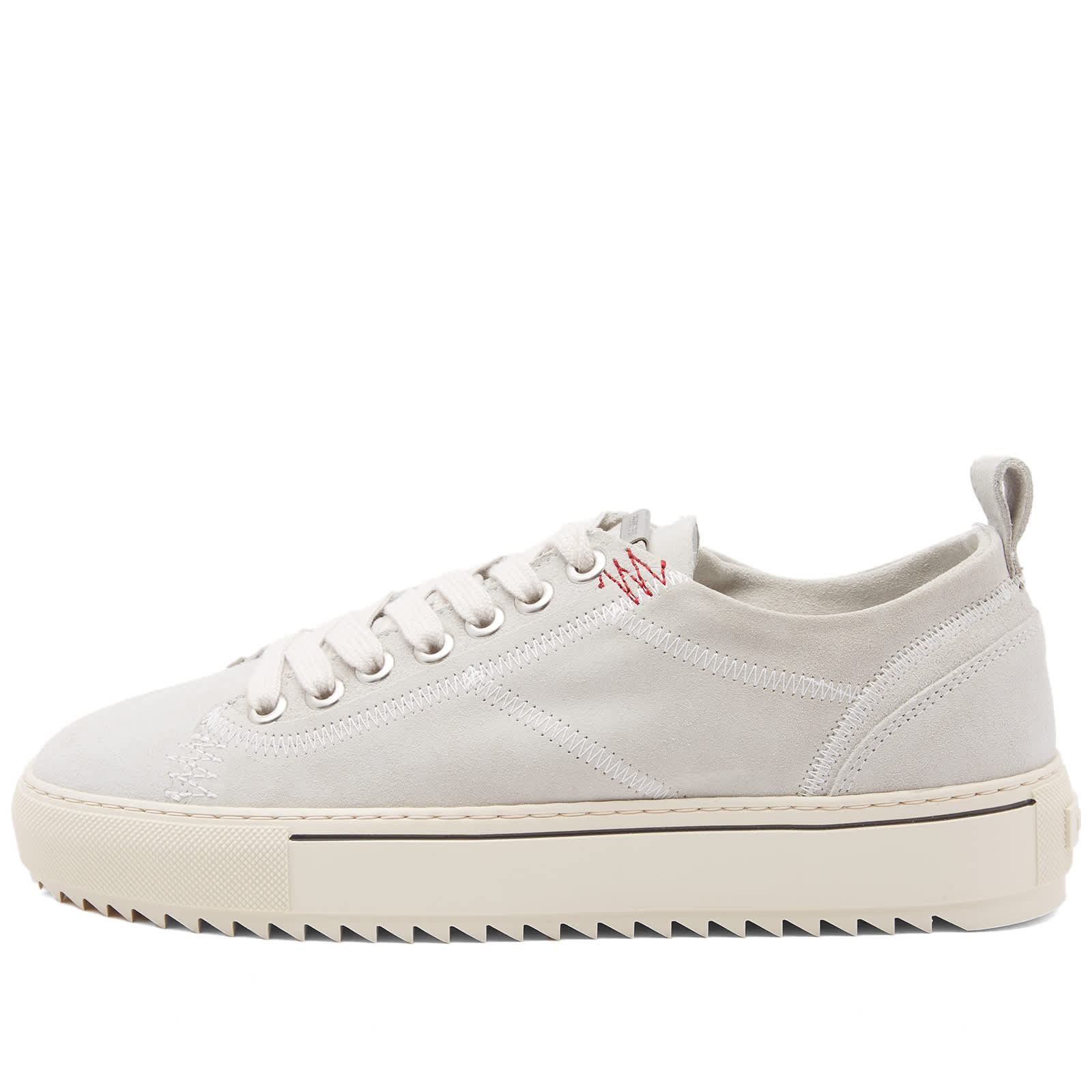 Represent Alpha Low Suede Sneaker Vintage White | END. (US)