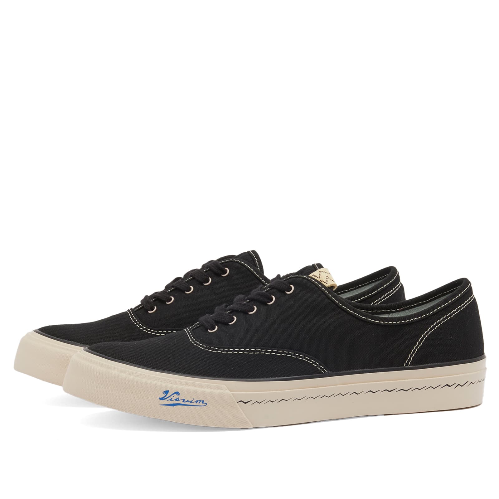 Visvim Logan Deck Lo Canvas Sneaker Black | END. (US)
