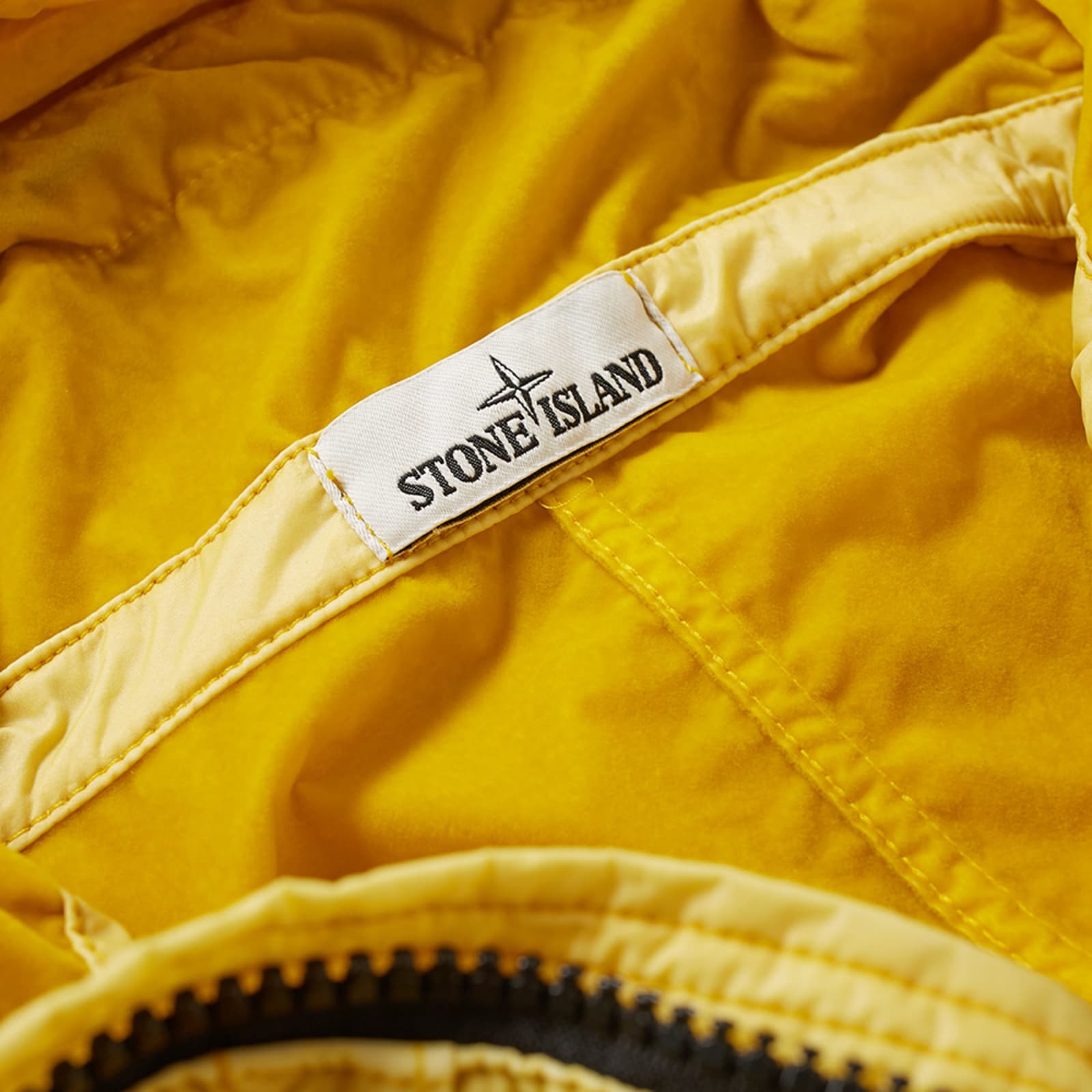 Stone Island Lamy Flock Shell Jacket Mustard | END. (US)